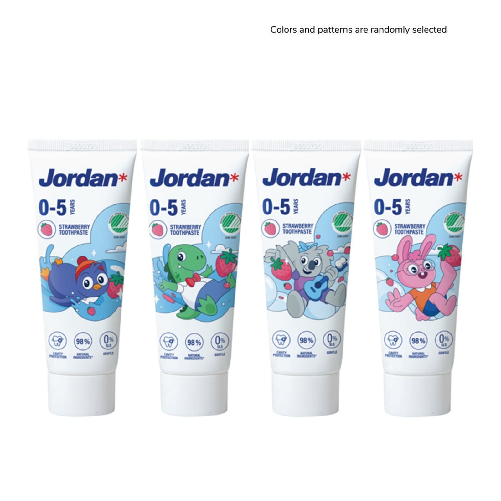 Jordan Kids Toothpaste 0-5 Years Strawberry 50ml (1.69floz) USA
