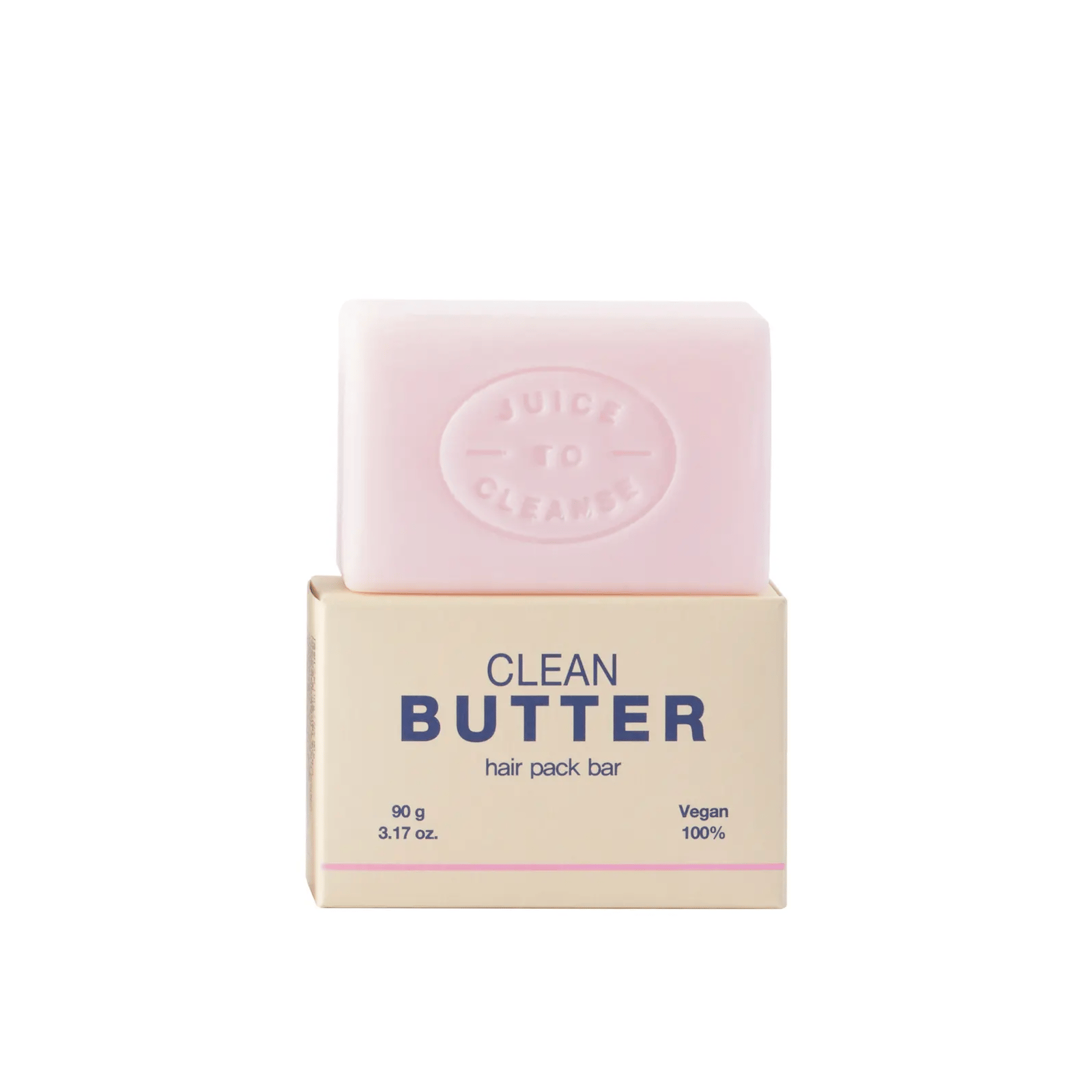 Juice to Cleanse Clean Butter Hair Pack Bar 90g Brunei