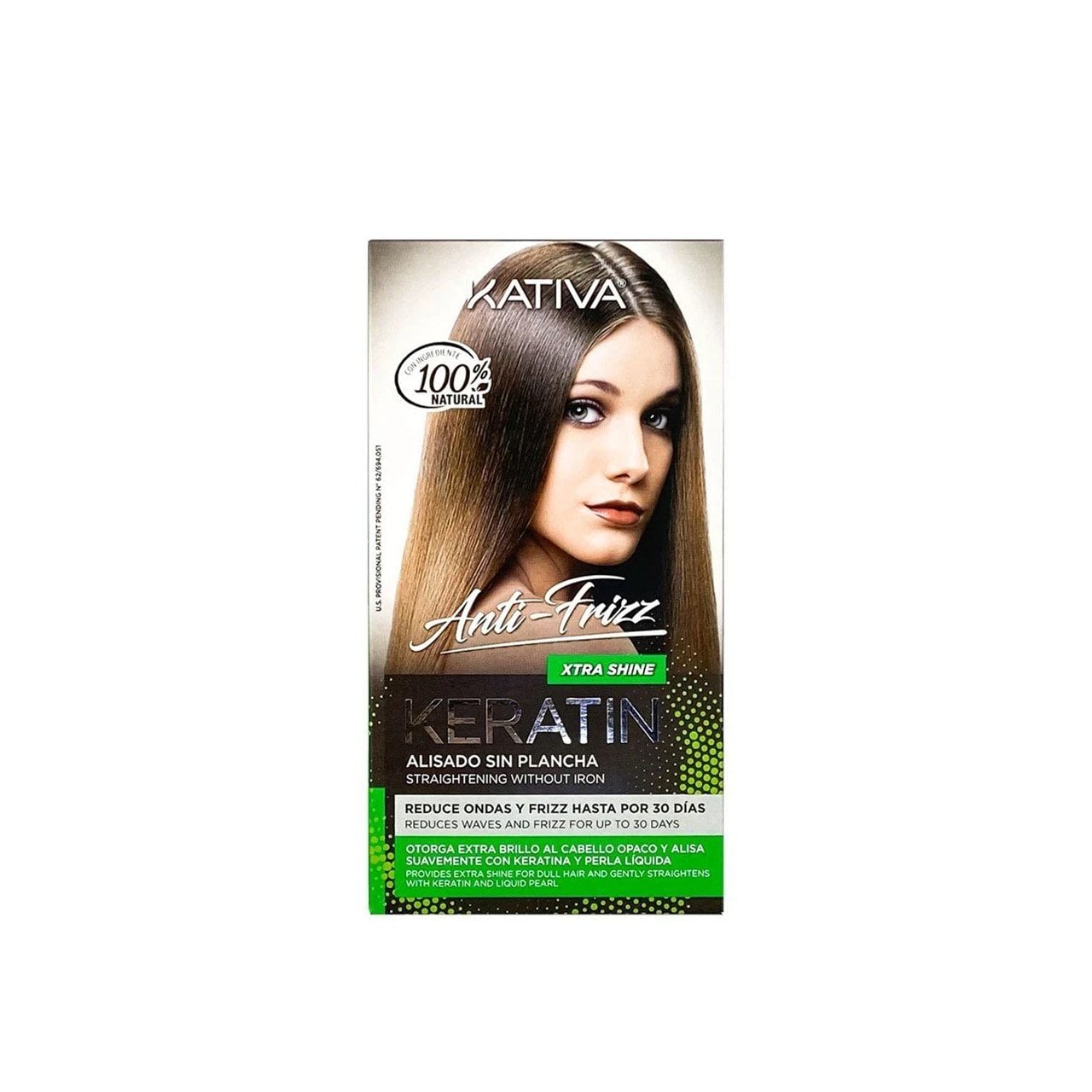 Kativa Anti-Frizz Xtra Shine Keratin Straightening Without Iron Kit ...