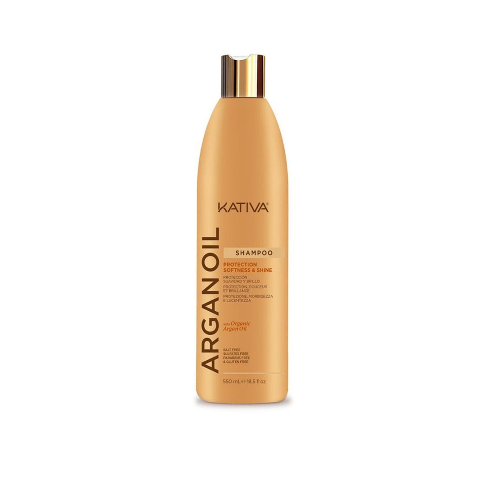 Kativa Argan Oil Protection Softness & Shine Shampoo 550Ml Perú