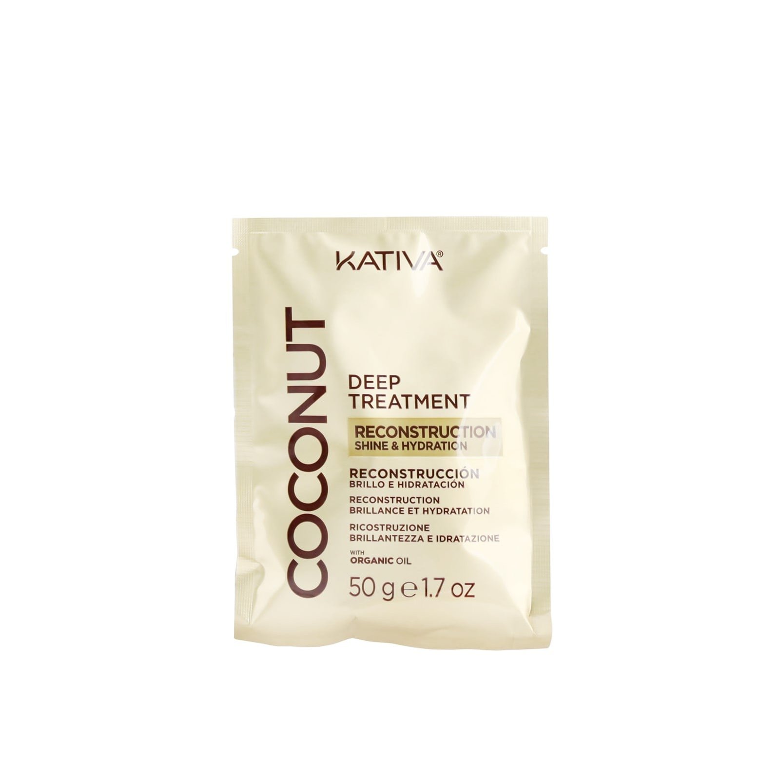 Kativa Coconut Reconstruction, Shine & Hydration Deep Treatment 50g ...