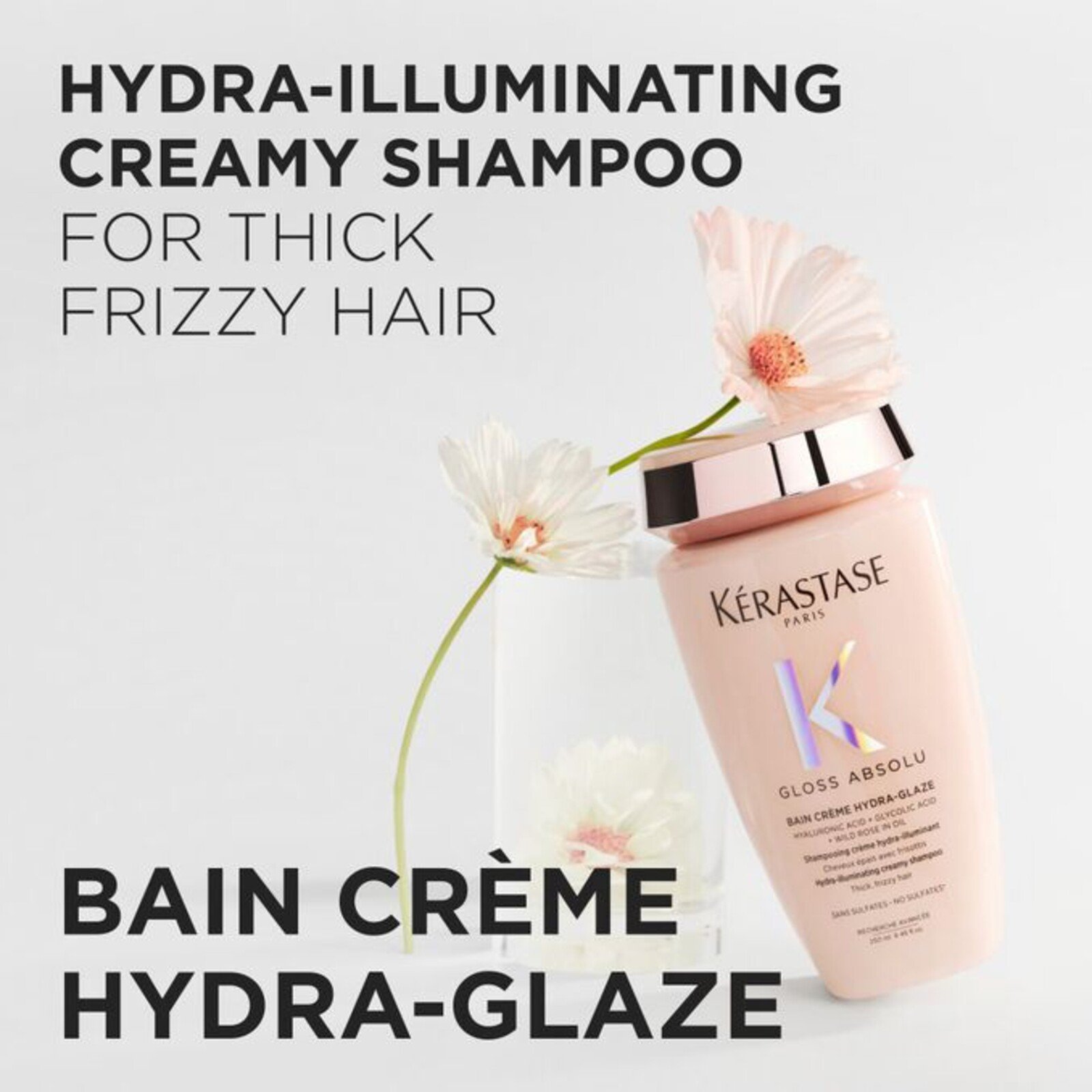 Kérastase Gloss Absolu Bain Crème Hydra-Glaze Creamy Shampoo 250ml ...