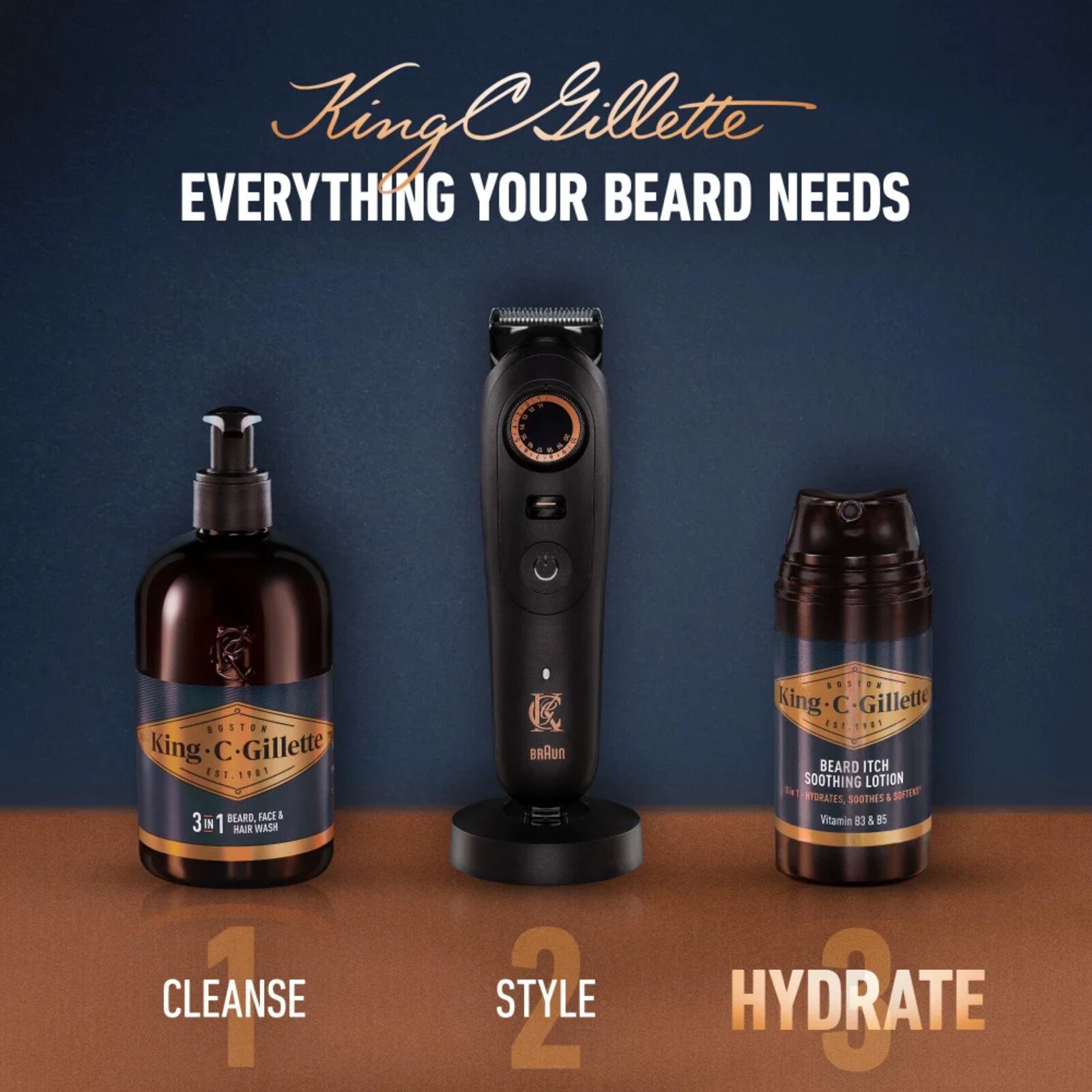 King C. Gillette Beard Itch Soothing Lotion 100ml Greece