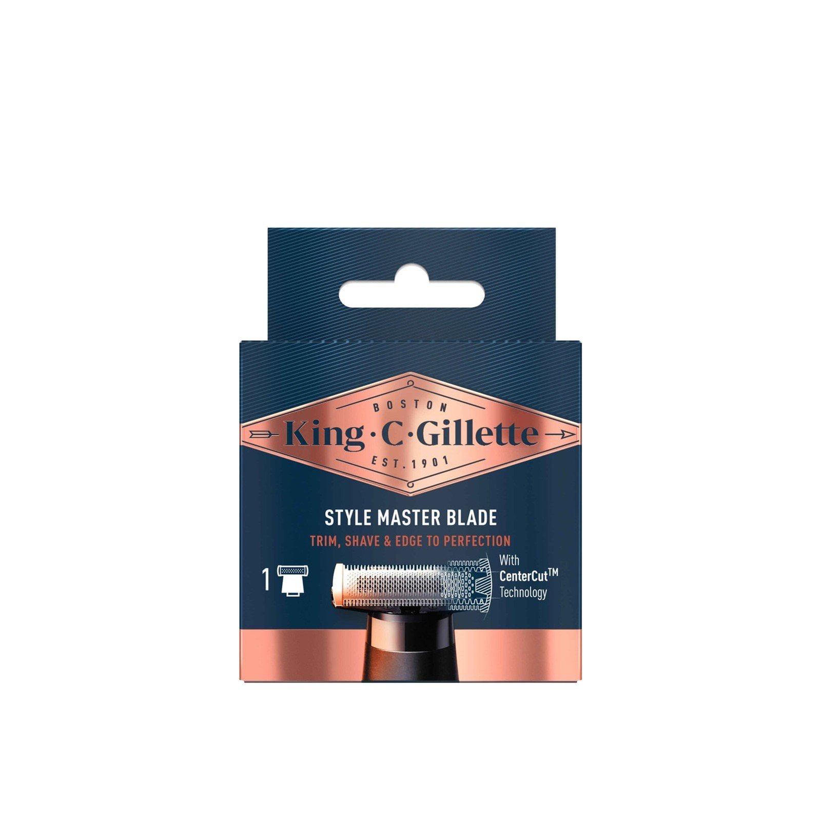 King C. Gillette Style Master Blade x1 Italia