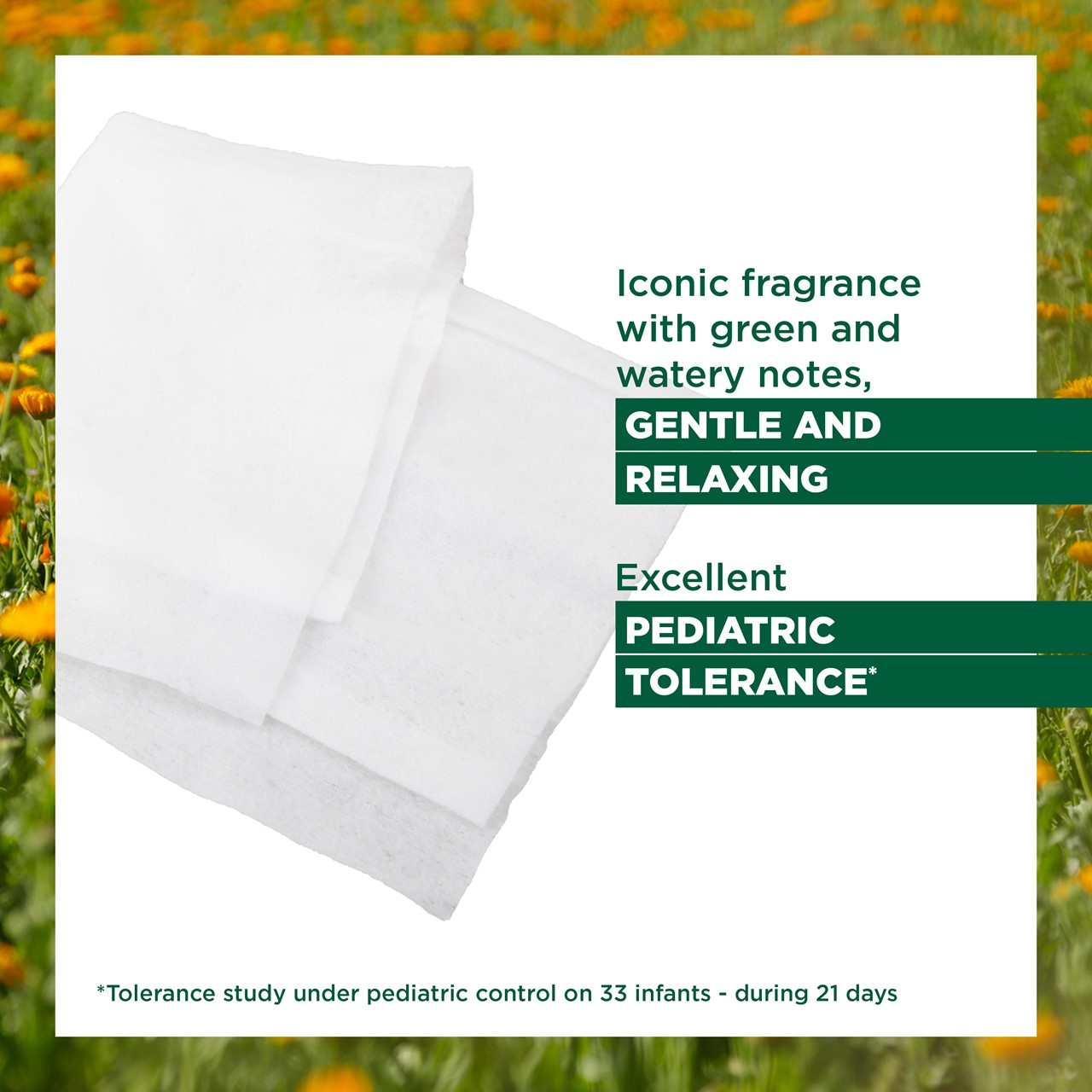 Klorane Baby Gentle Cleansing Wipes x70 USA
