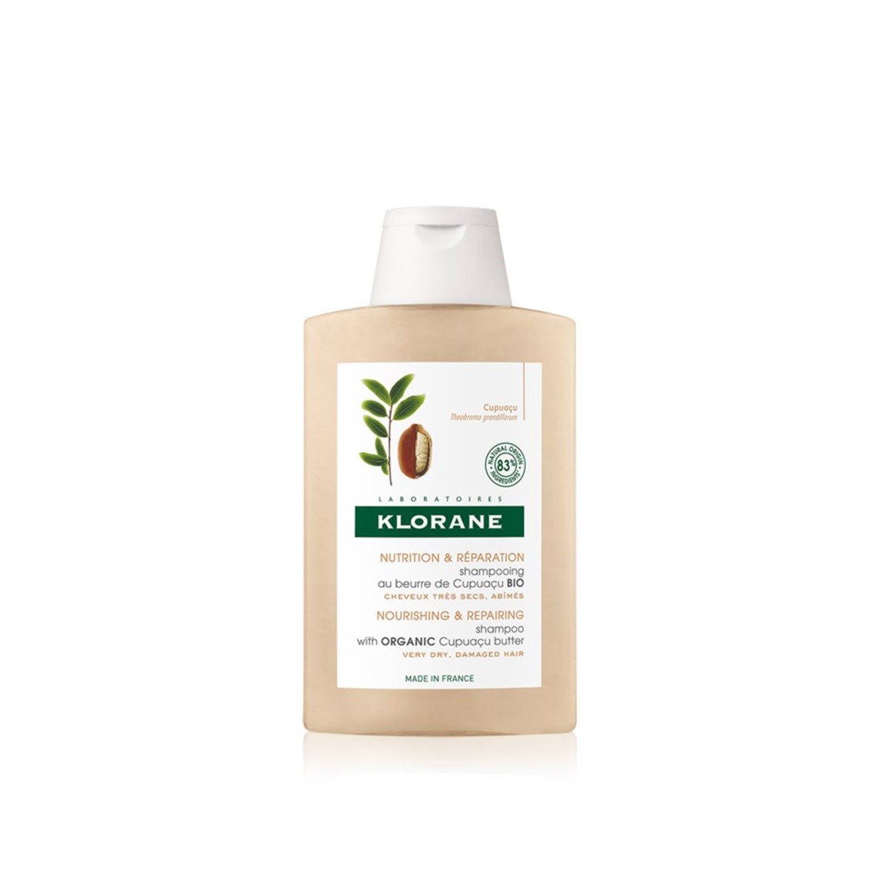 Klorane Nourishing & Repairing Organic Cupuaçu Butter Shampoo 100ml ...