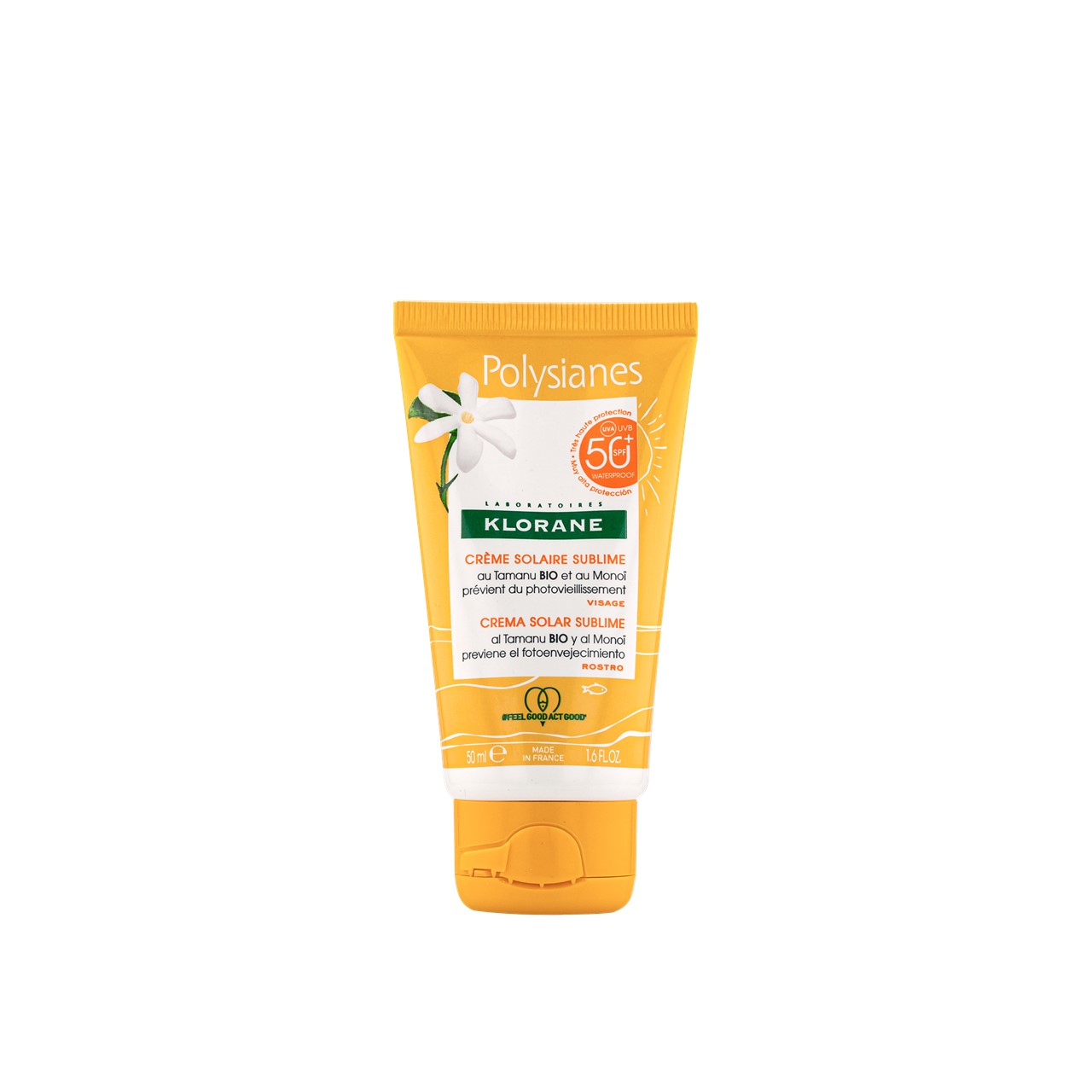 Buy Klorane Polysianes Sublime Sun Cream SPF50+ 50ml · World Wide