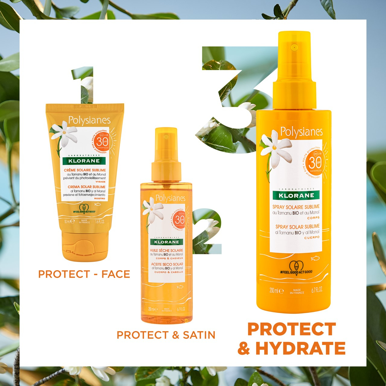 Klorane Polysianes Sublime Sun Spray Spf30 200Ml México