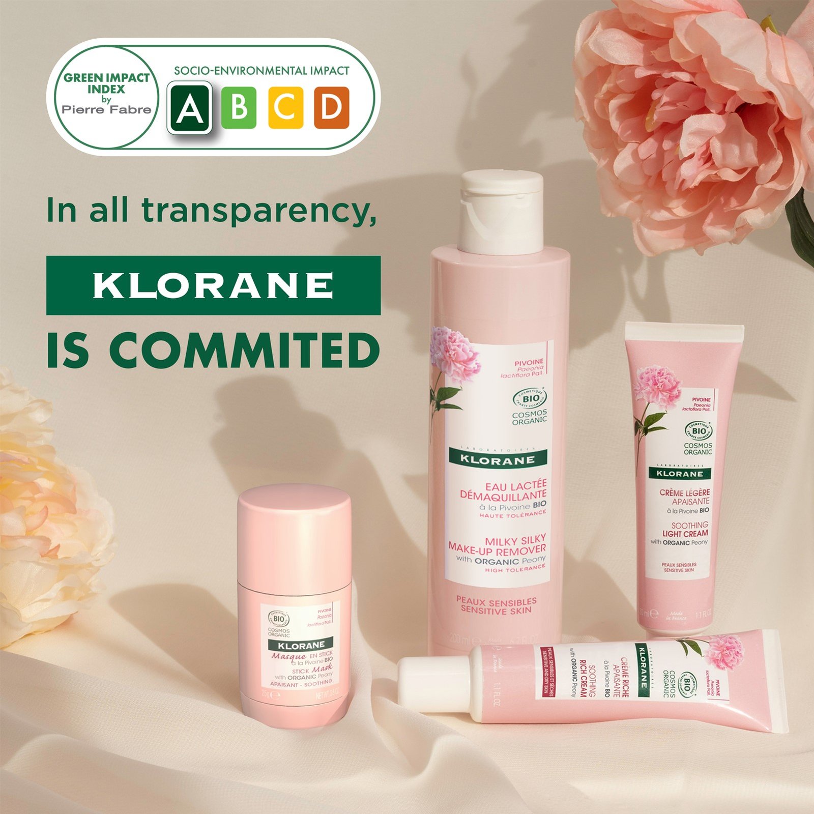 Klorane Soothing Light Cream With Peony 40Ml Brasil