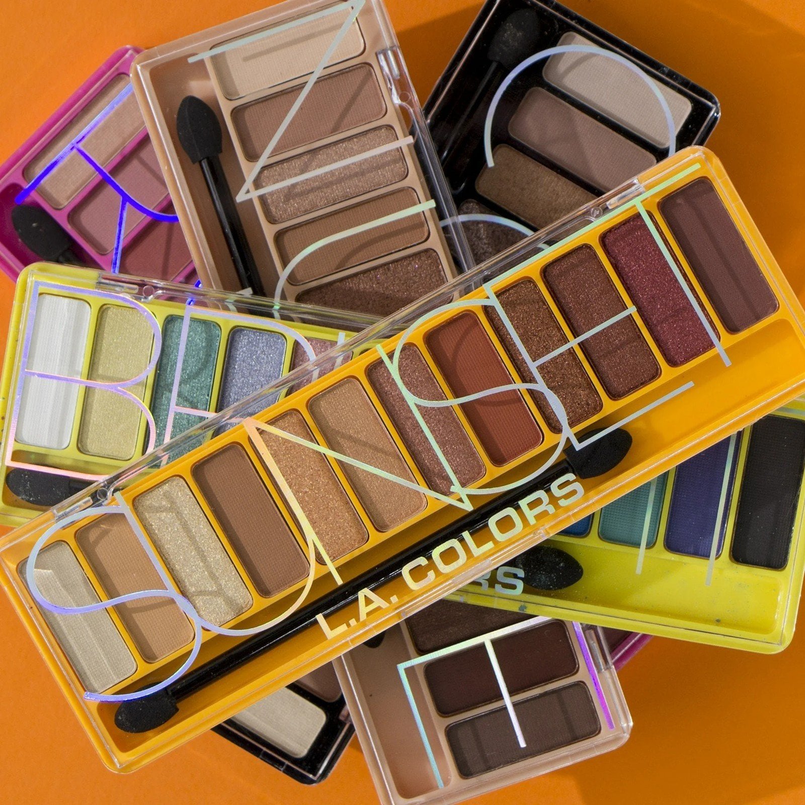 L.A. Colors Color Vibe Eyeshadow Palette CES787 Nude Norway