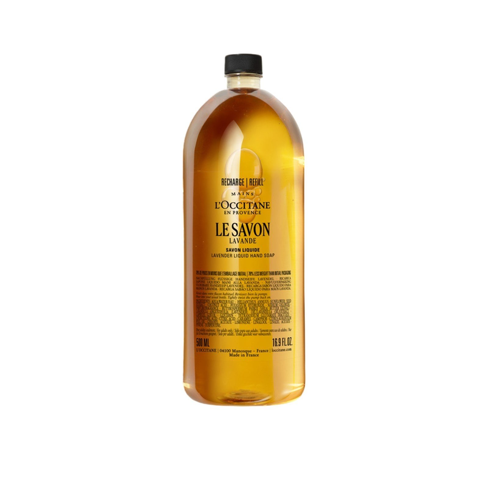 L'Occitane Le Savon Lavender Liquid Hand Soap Refill 500ml Hong Kong