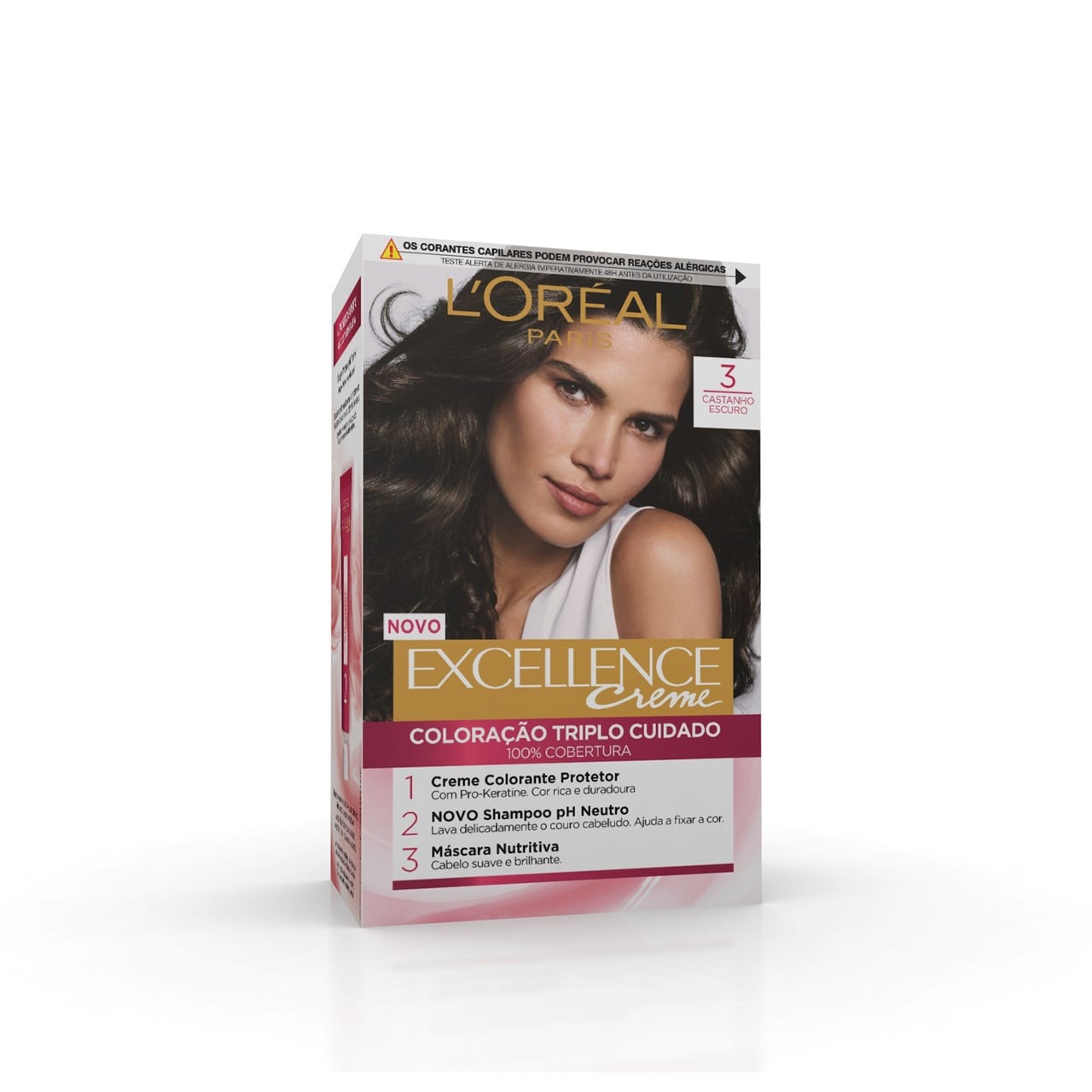 L'oréal Paris Excellence Creme Hair Dye 3 Dark Brown Україна