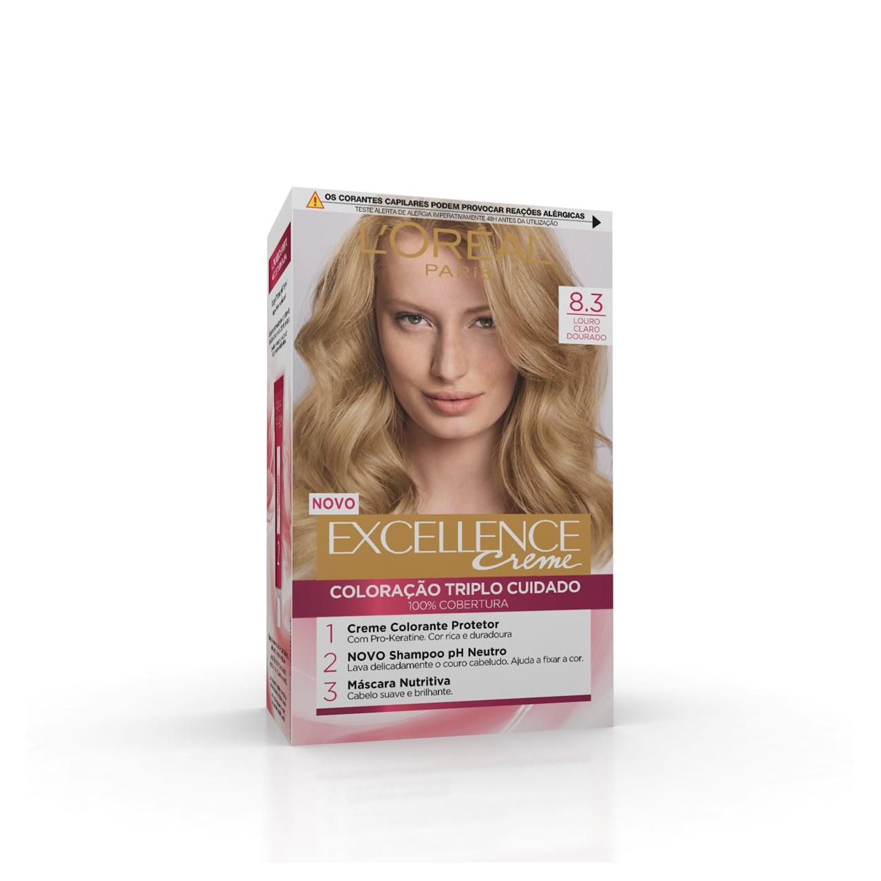 Buy Loréal Paris Excellence Creme 8 3 Golden Blonde Hair Dye · Usa