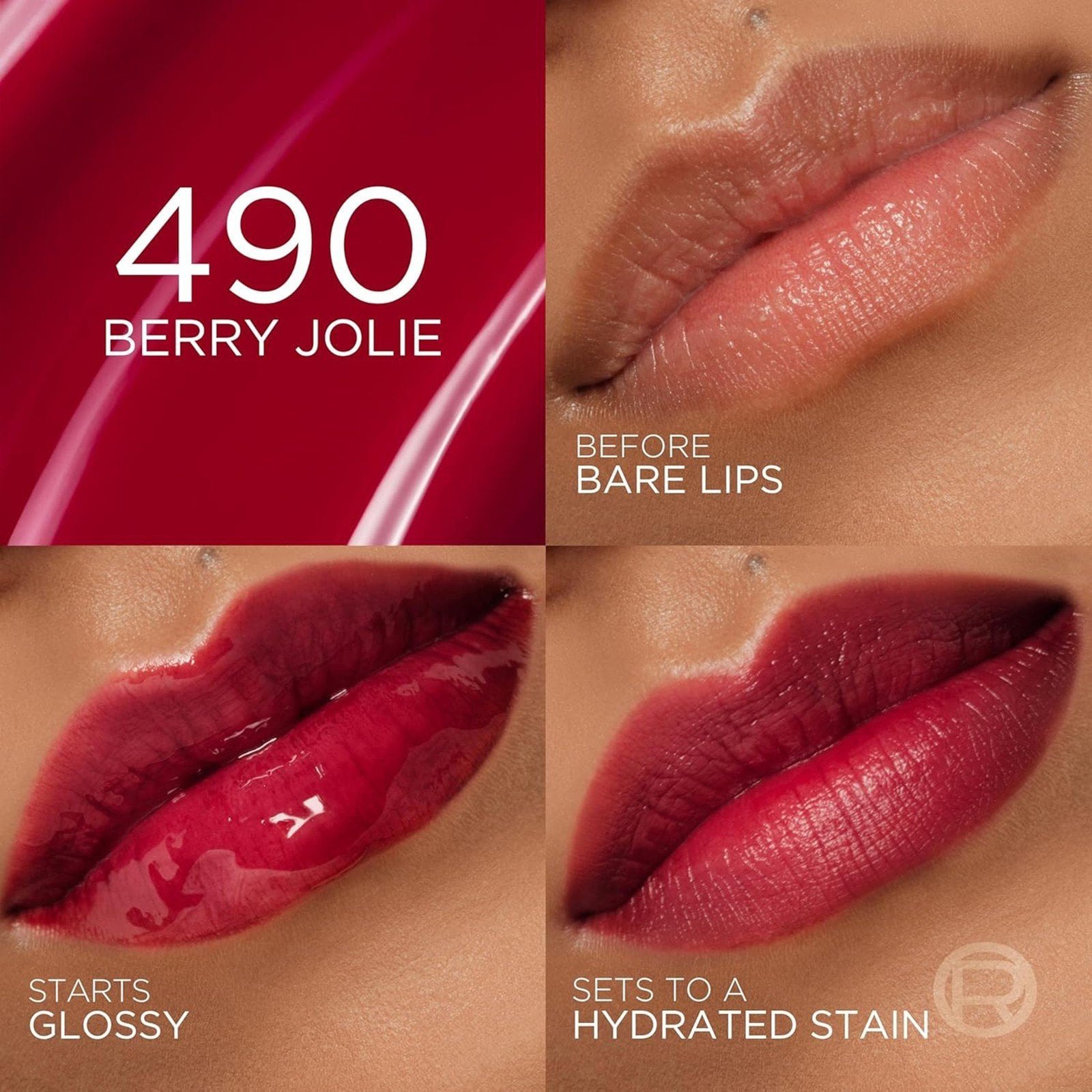 L'Oréal Paris Hyaluron Tint Lip Stain Serum 490 Berry Jolie 5ml Denmark