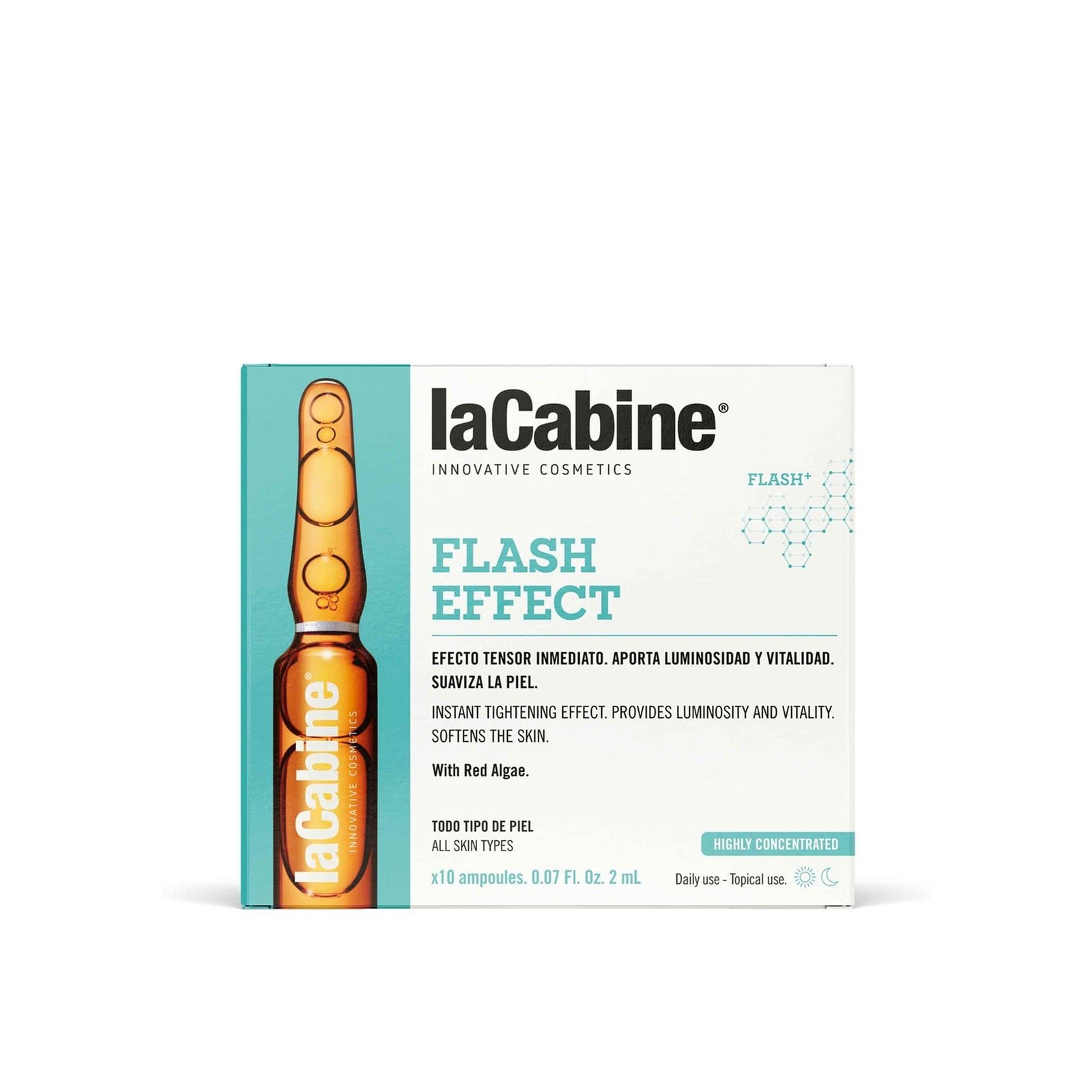 La Cabine Flash Effect Concentrated Ampoules 10x2ml (10x0.07 fl oz) USA
