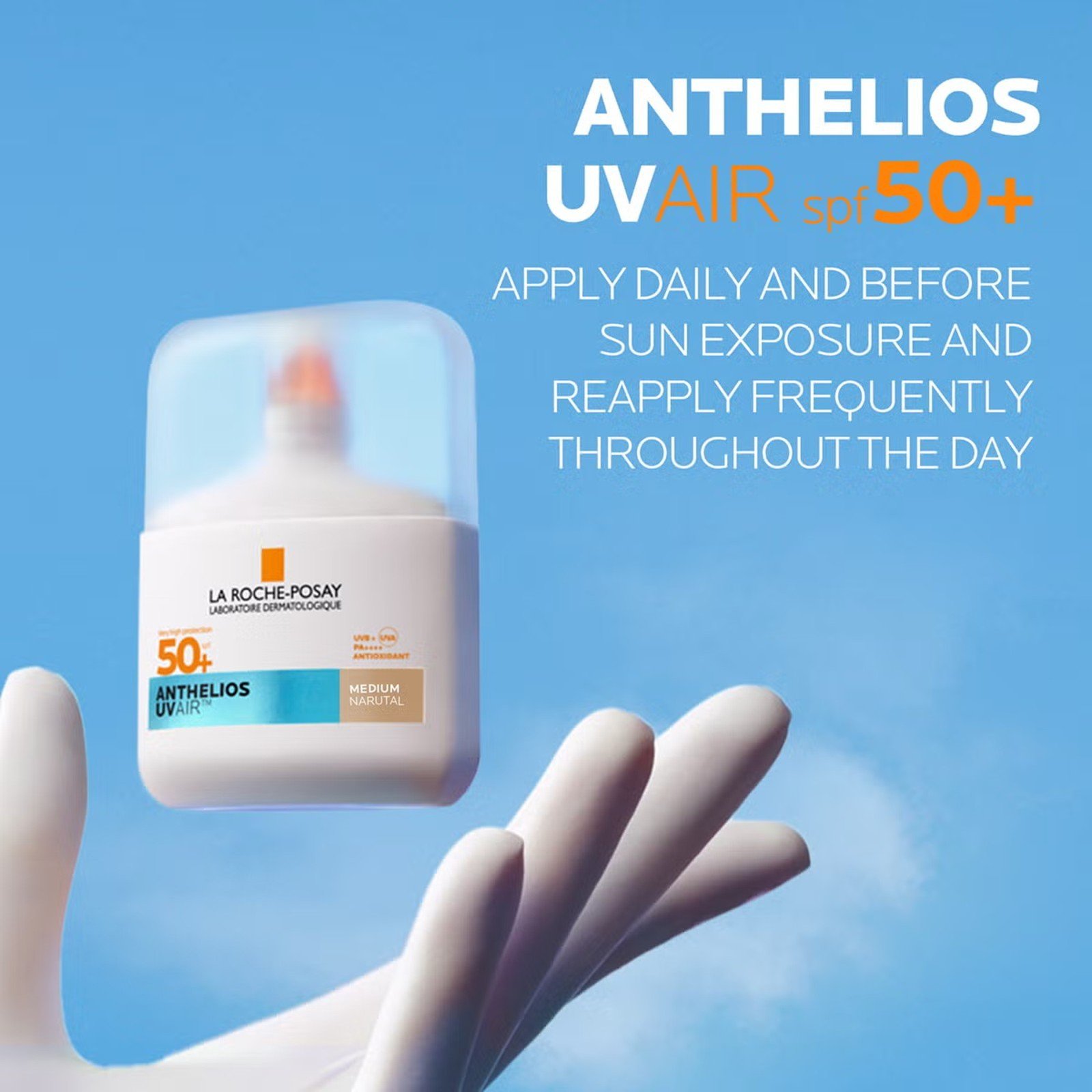 La Roche-Posay Anthelios UV Air Serum Sunscreen Medium Spf50+ 50Ml Perú