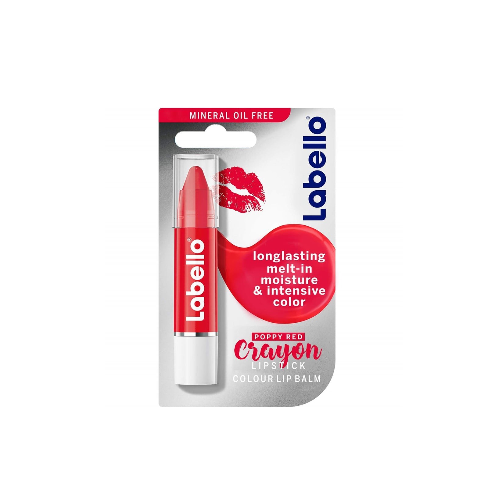 Labello Crayon Lipstick 03 Poppy Red 3g México