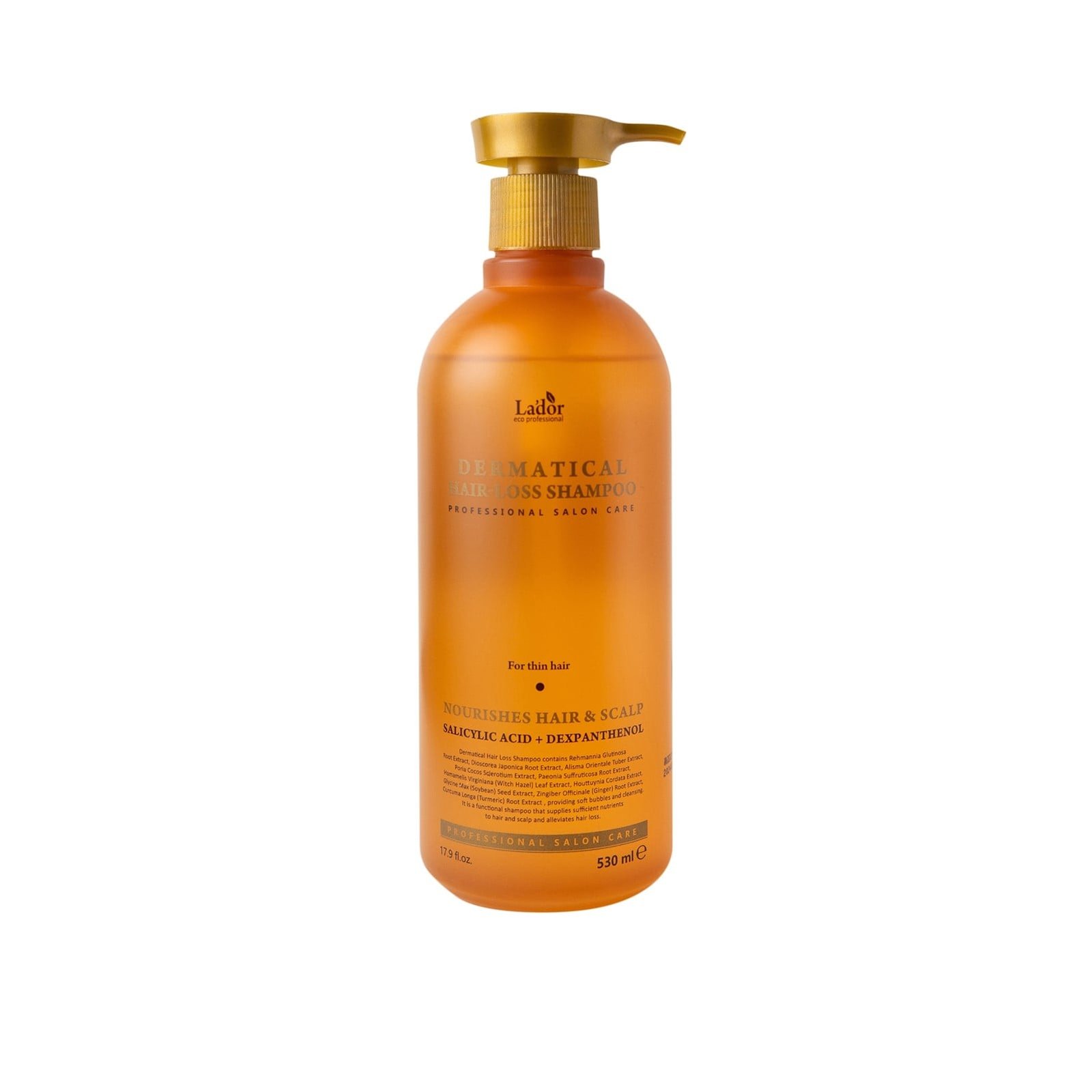Lador Dermatical Hair-Loss Shampoo for Thin Hair 530ml USA