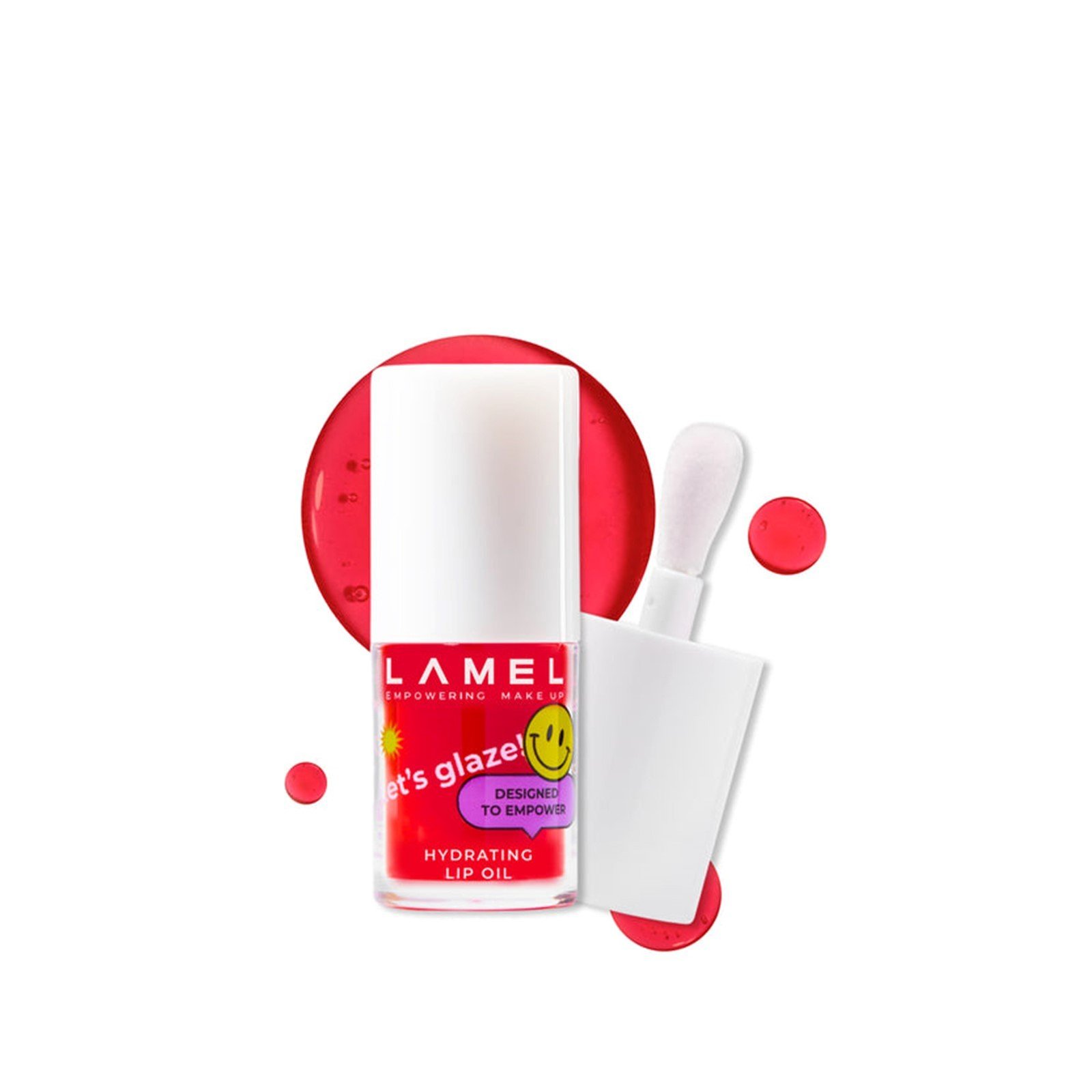 Lamel Hydrating Lip Oil Let's Glaze 403 Sweet Cherry 4ml (0.14floz) USA