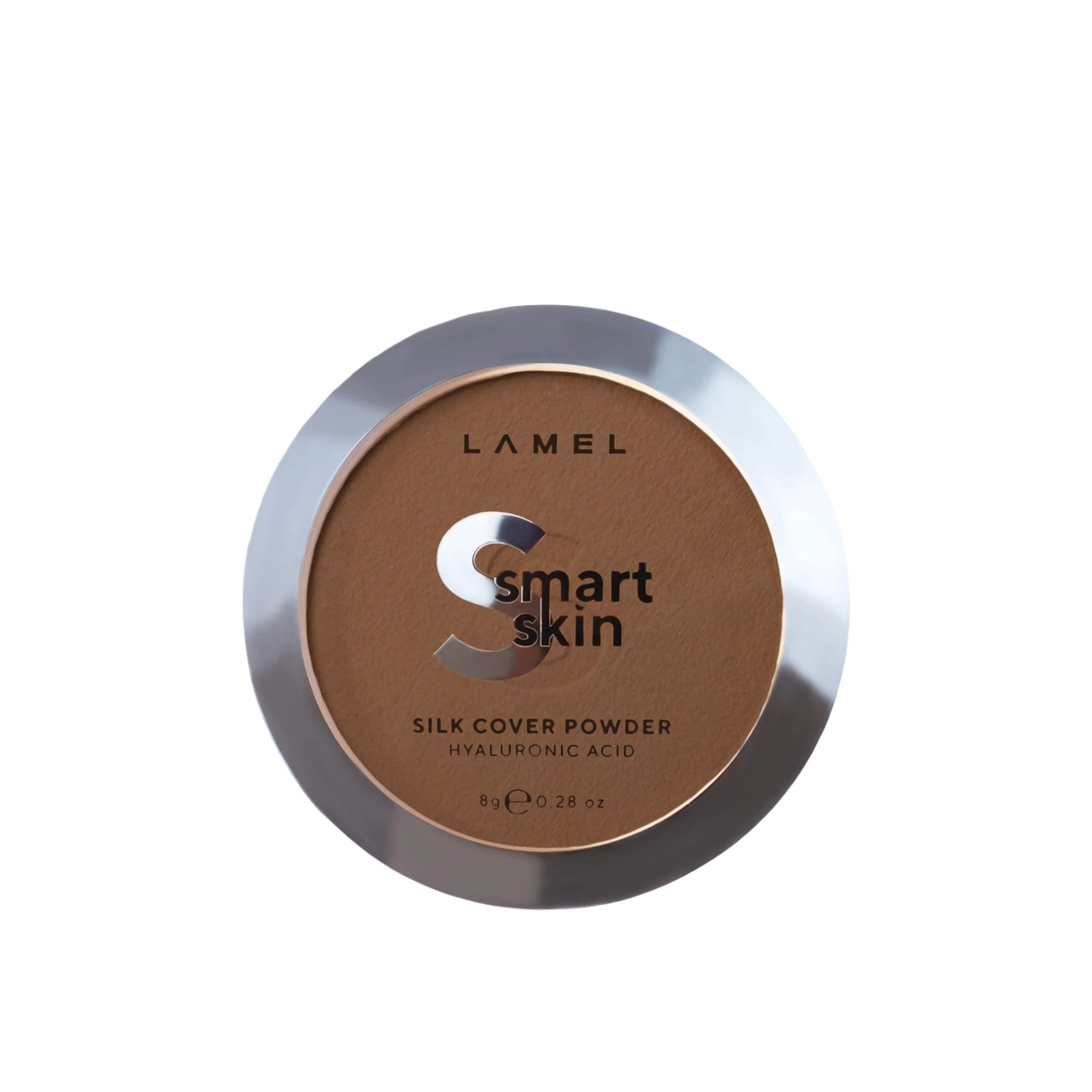 Lamel Smart Skin Silk Cover Powder 406 Deep Brown 8g (0.28oz) USA