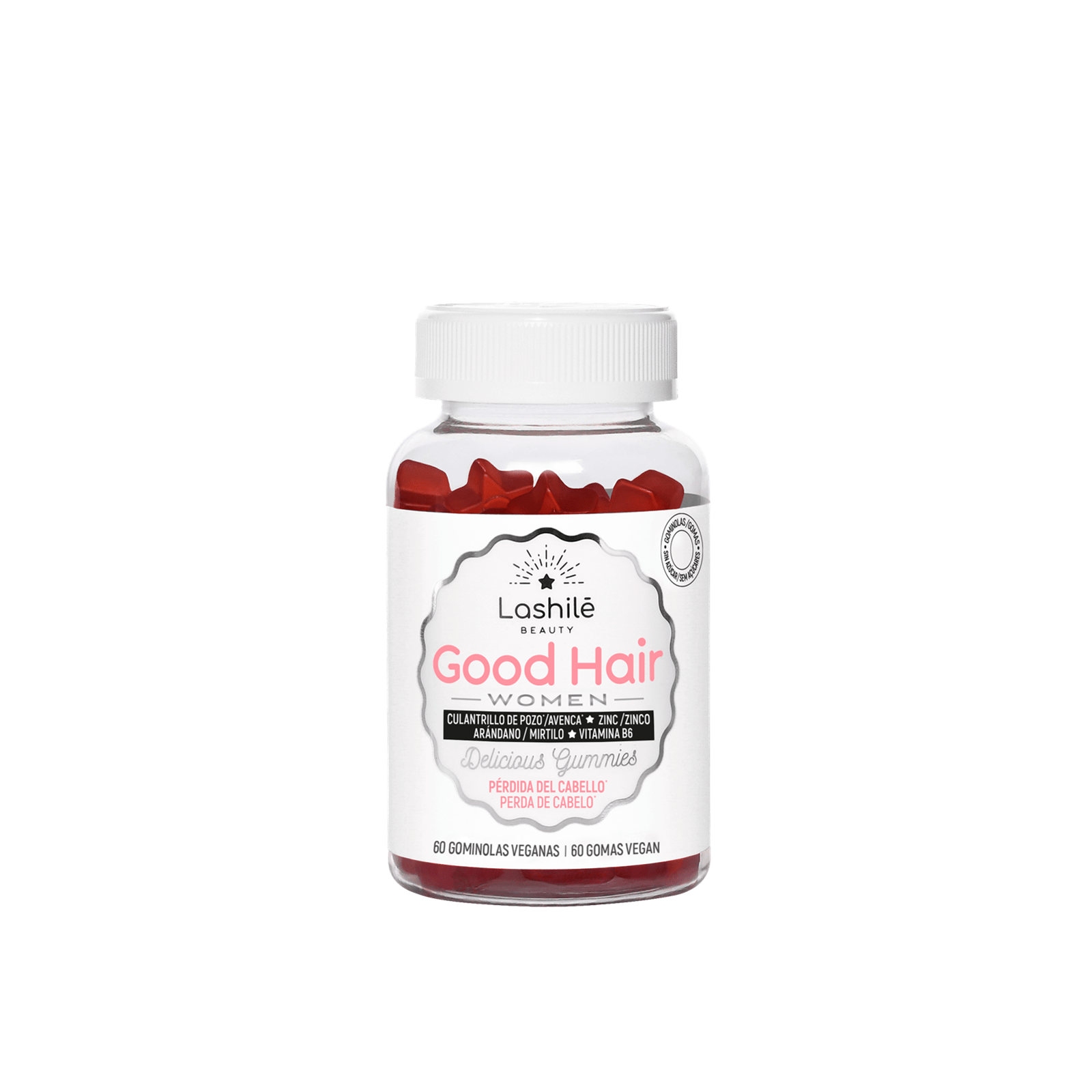Lashilé Beauty Good Hair Women Anti-Hair Loss Gummies x60 USA