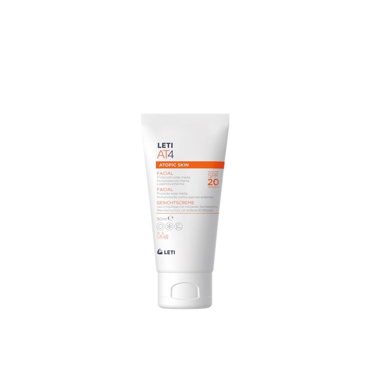 LETI AT4 Atopic Skin Facial Cream SPF20 50ml Norway
