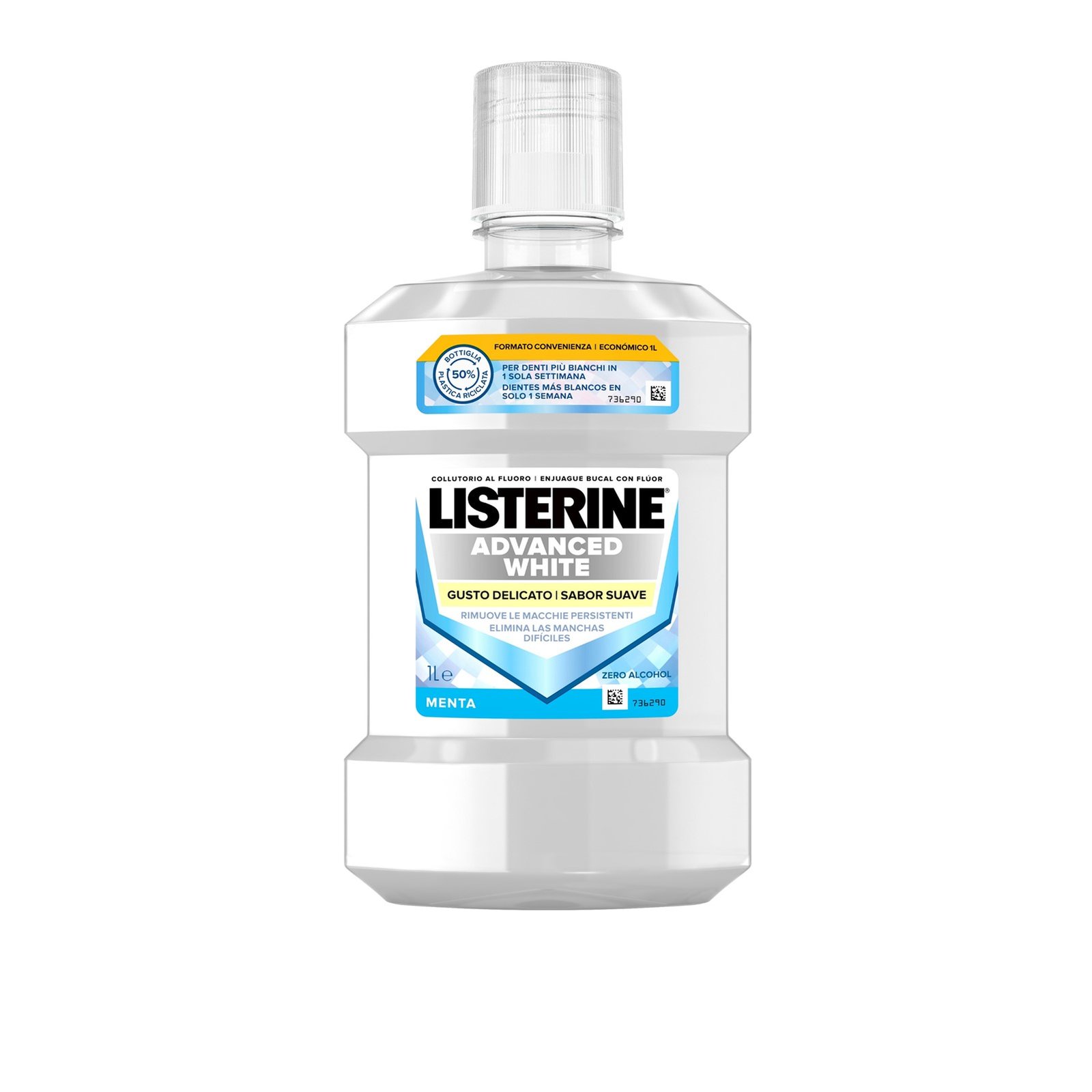 Compra Listerine Advanced White Mild Taste Mouthwash 1L · Chile