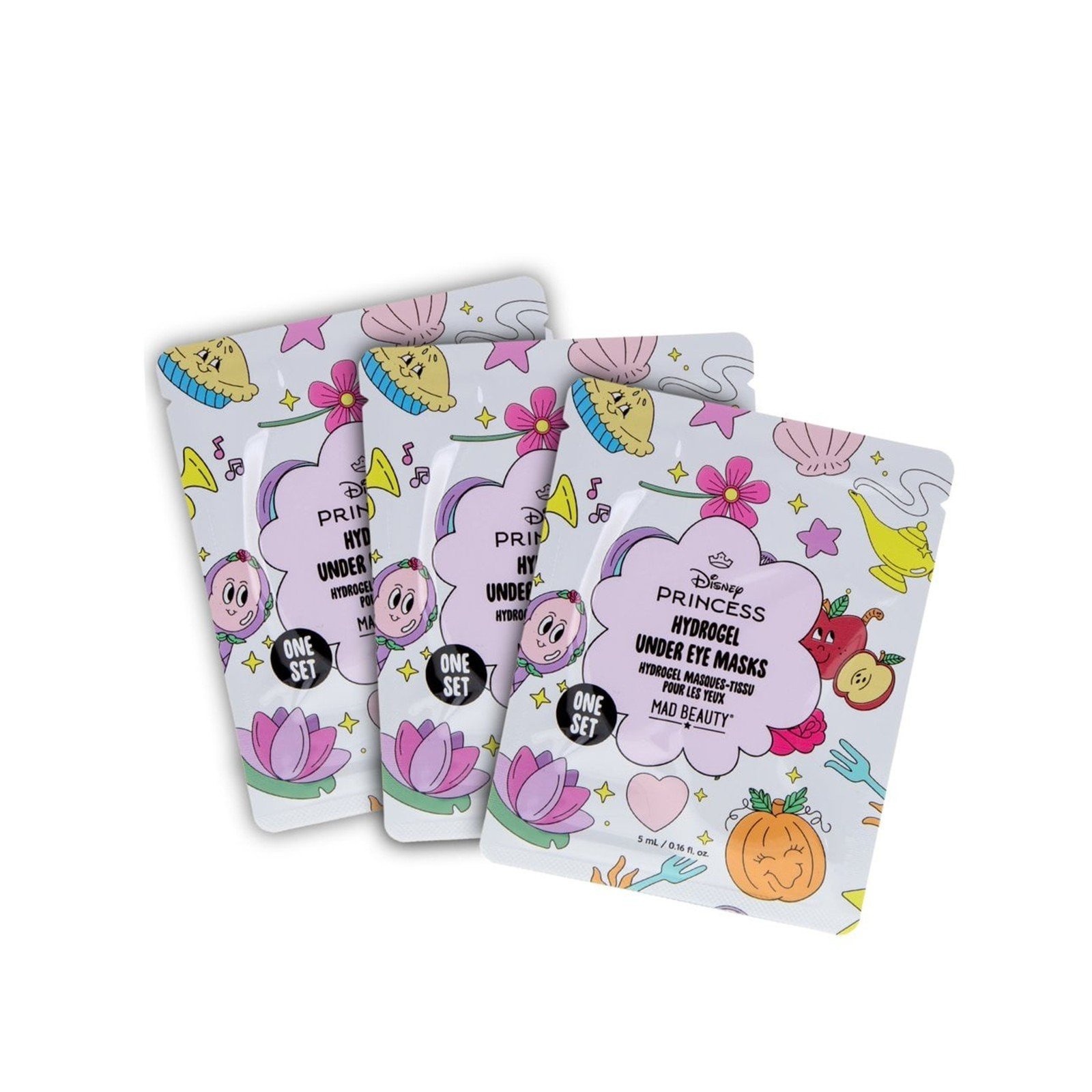 Mad Beauty Disney Princess Express Yourself Hydrogel Under Eye Masks x3 ...
