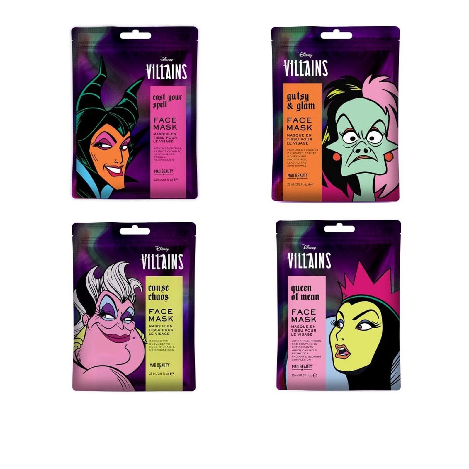 Mad Beauty Disney Villains Sheet Face Mask USA