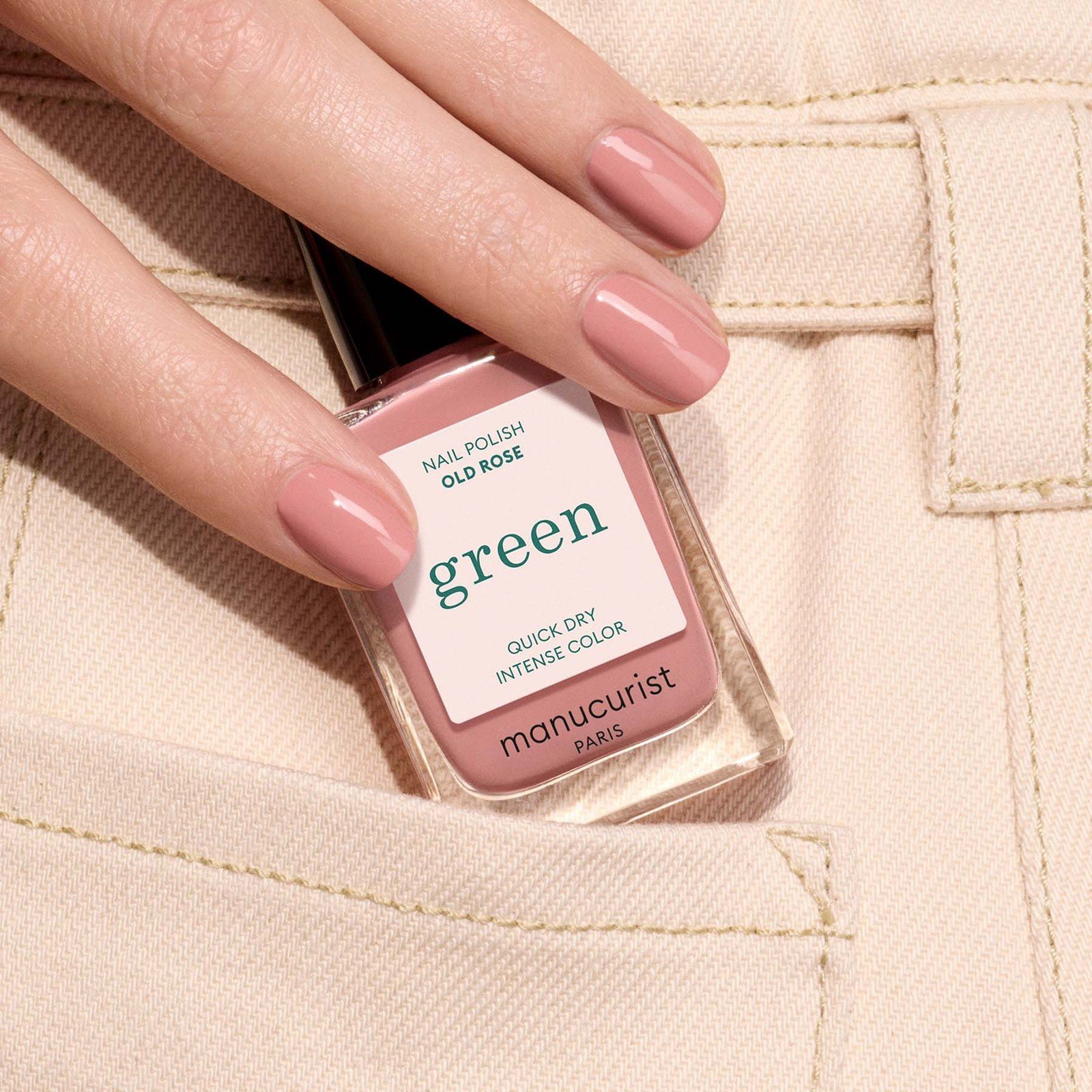 Manucurist Green Nail Polish Old Rose 15ml Panama