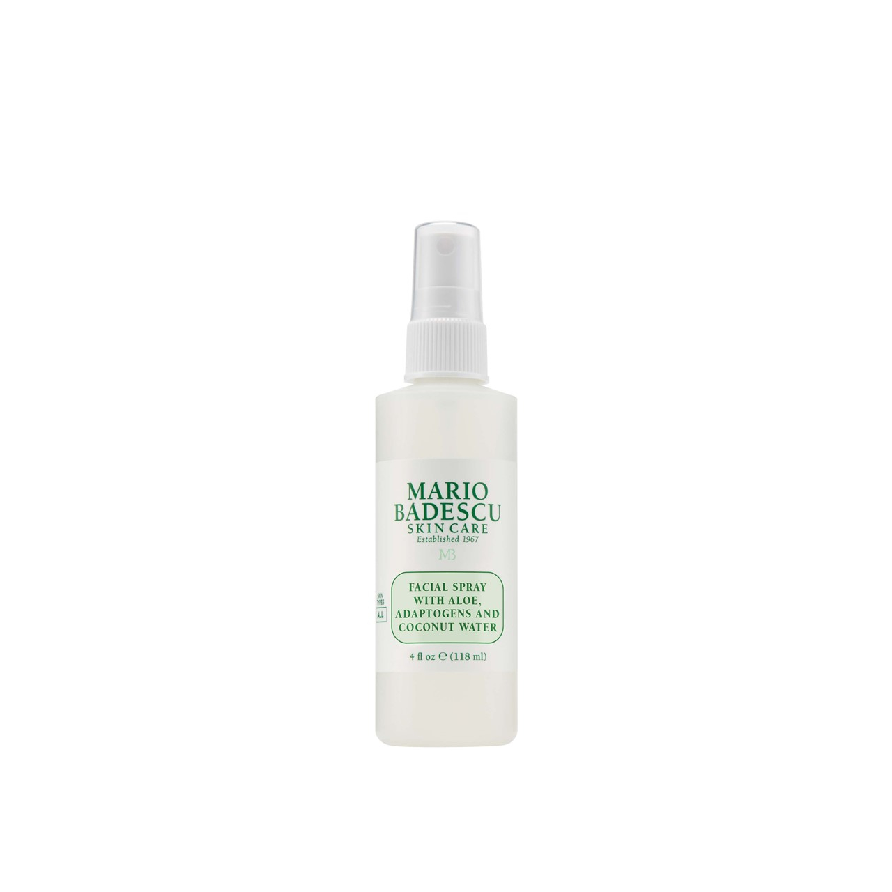 Mario Badescu Facial Spray With Aloe, Adaptogens & Coconut Water 118Ml ...