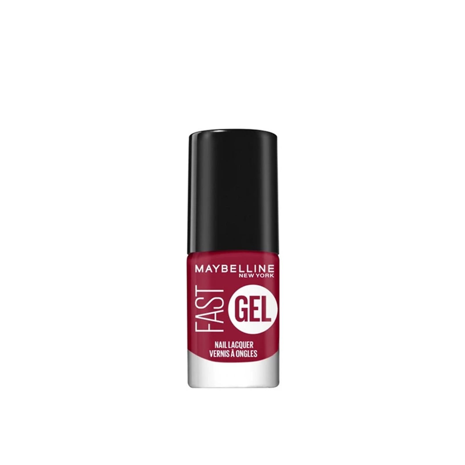 Maybelline Fast Gel Nail Polish 10 Fuschia Ecstasy 6.7ml (0.23 fl oz) USA