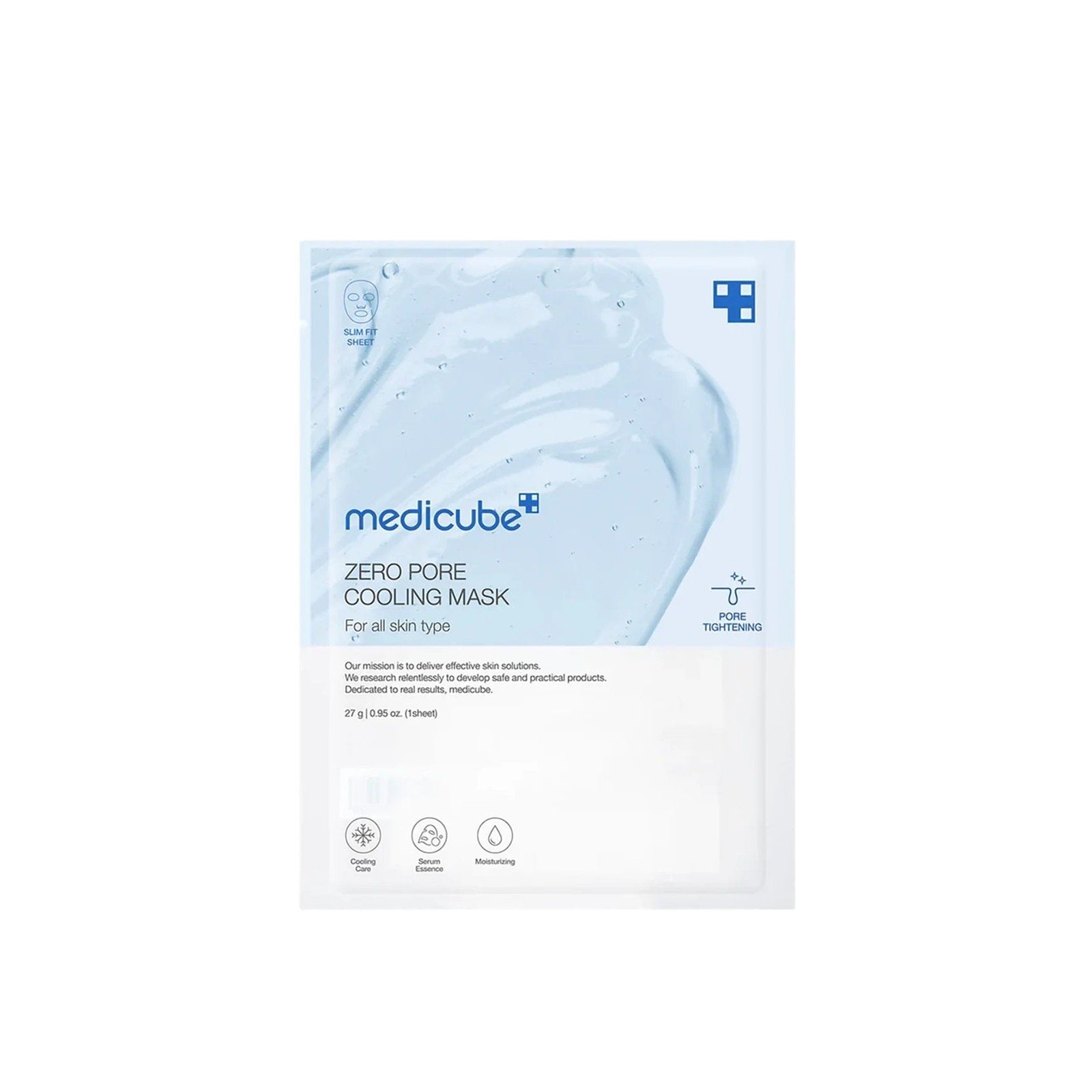 Medicube Zero Pore Cooling Mask 27g (0.95oz) USA
