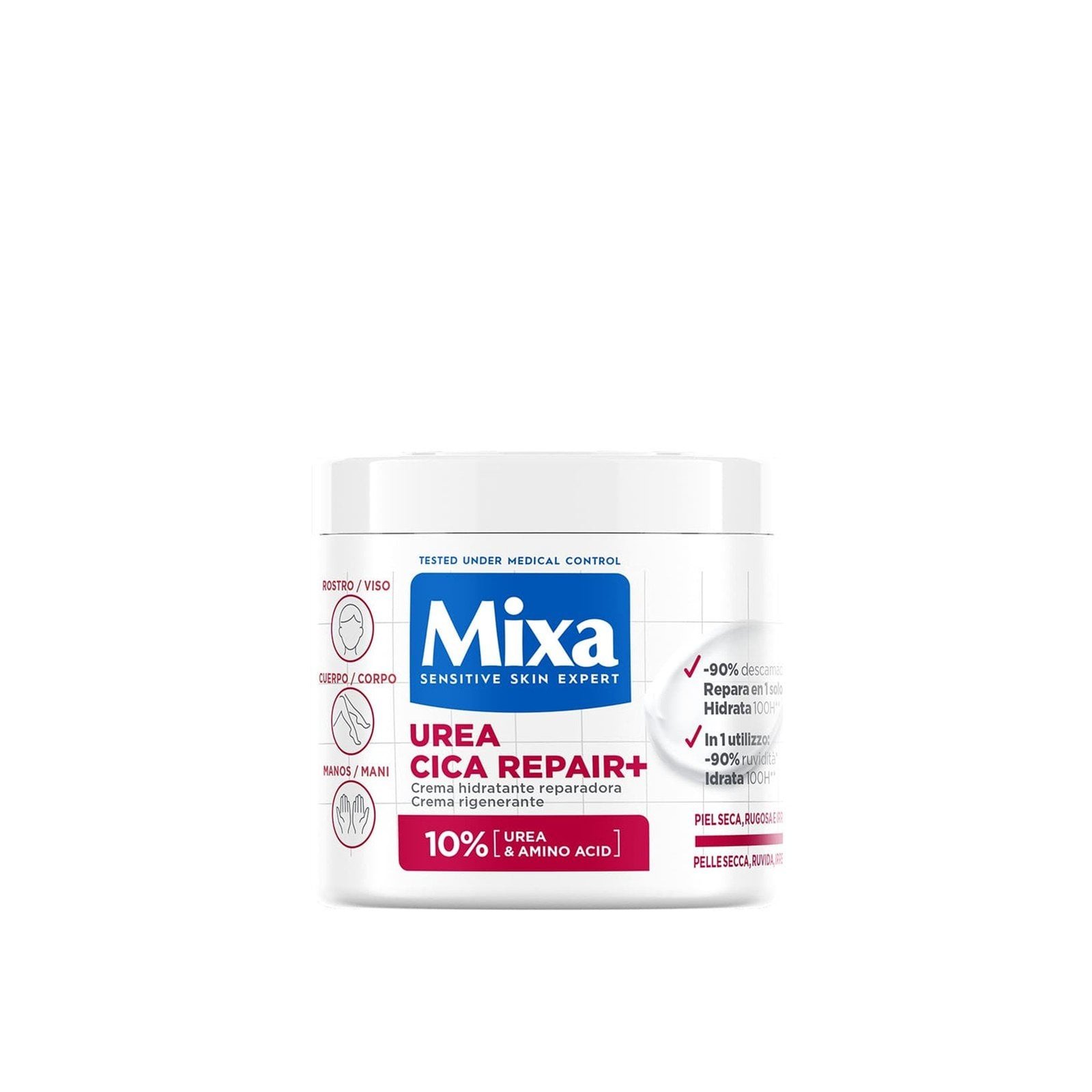 Mixa Urea Cica Repair+ Renewing Cream 400ml (13.5floz) USA