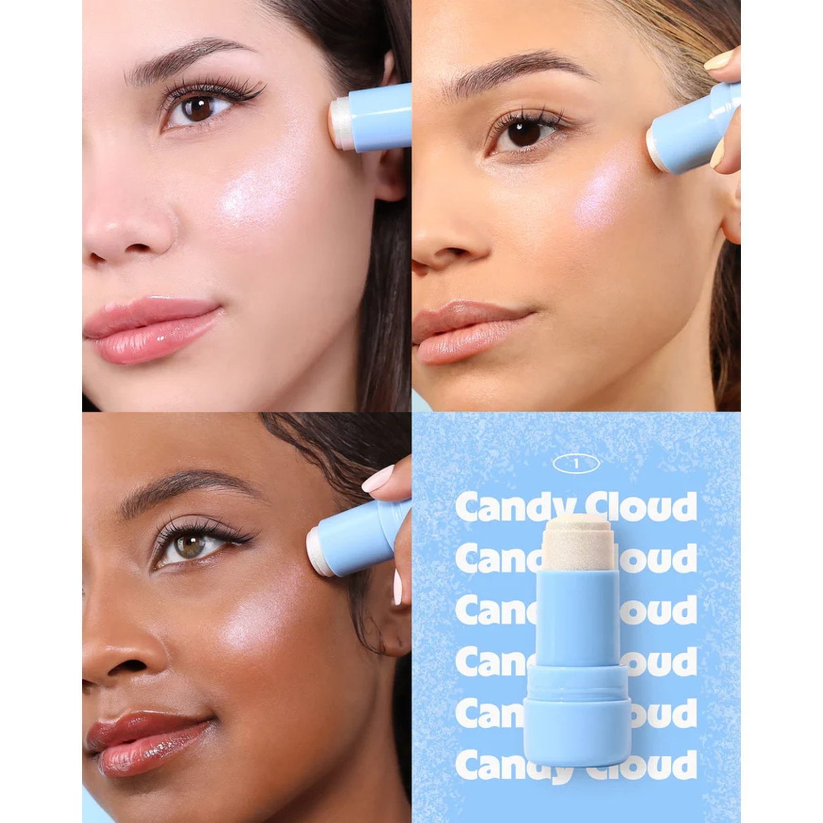 Moira Icy Glow Jelly Stick 001 Candy Cloud 6,5 g (0.23Oz) Estados Unidos