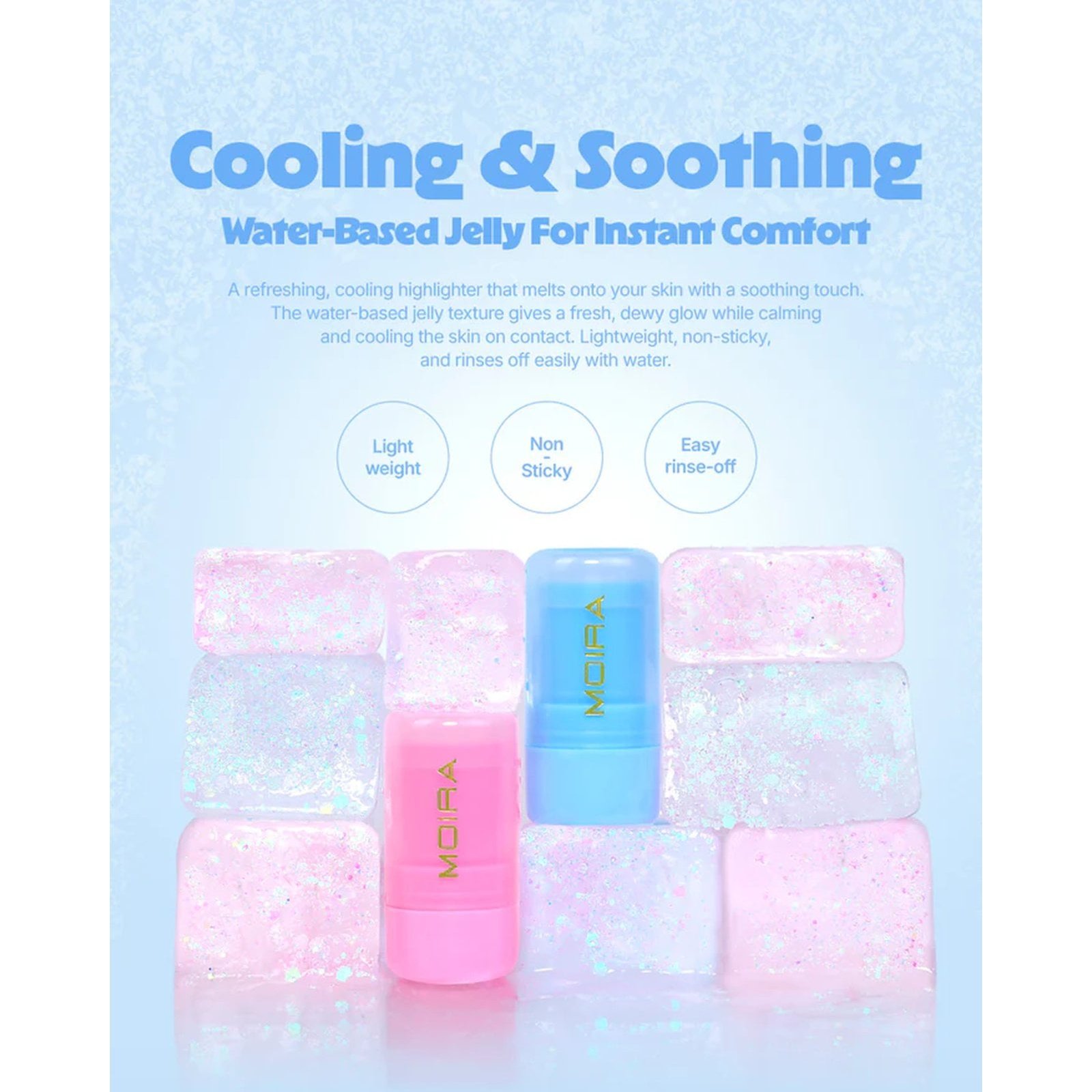 Moira Icy Glow Jelly Stick 003 Peach Sour 6.5g Thailand