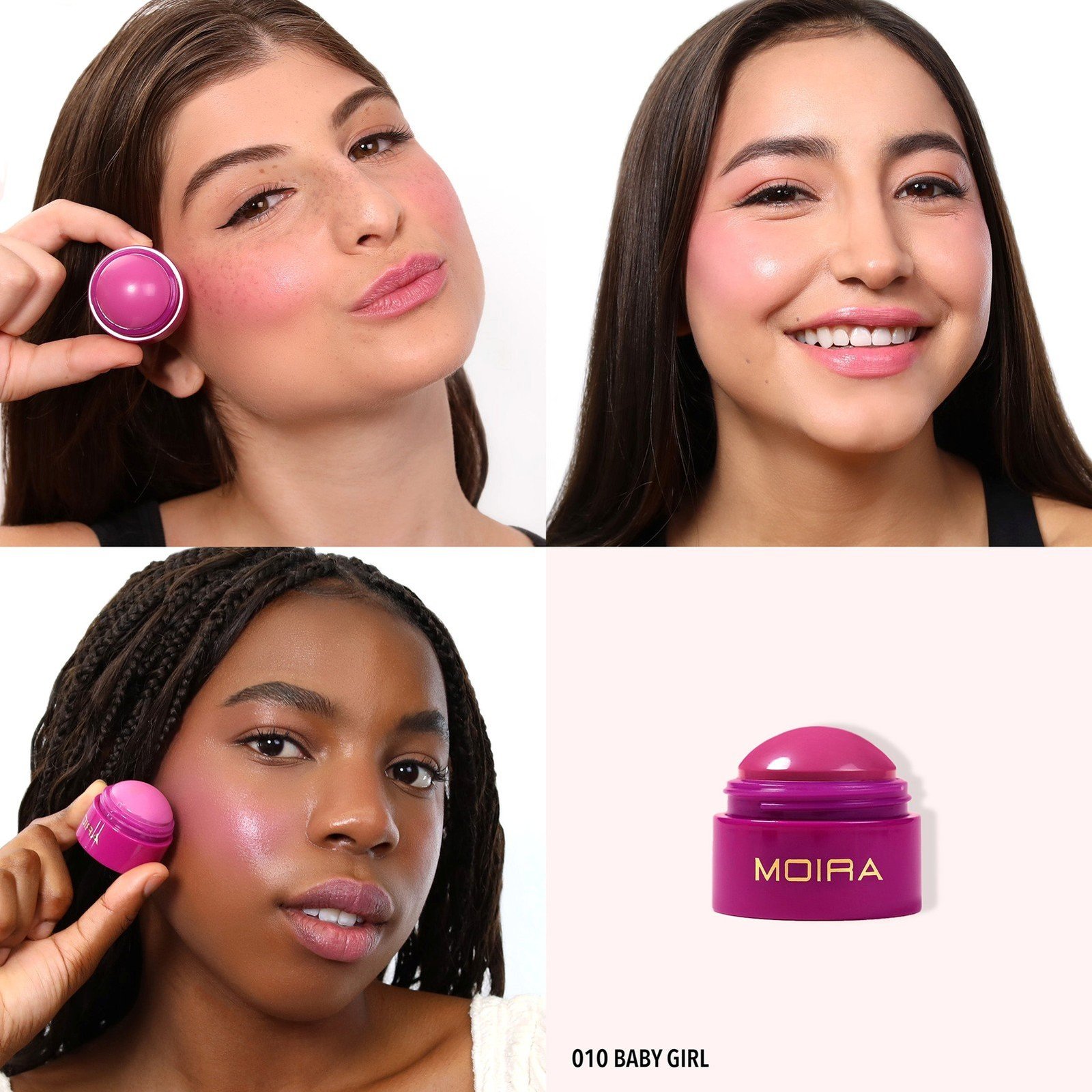 Moira Soft Blush Balm 010 Baby Girl 8.5g Hong Kong