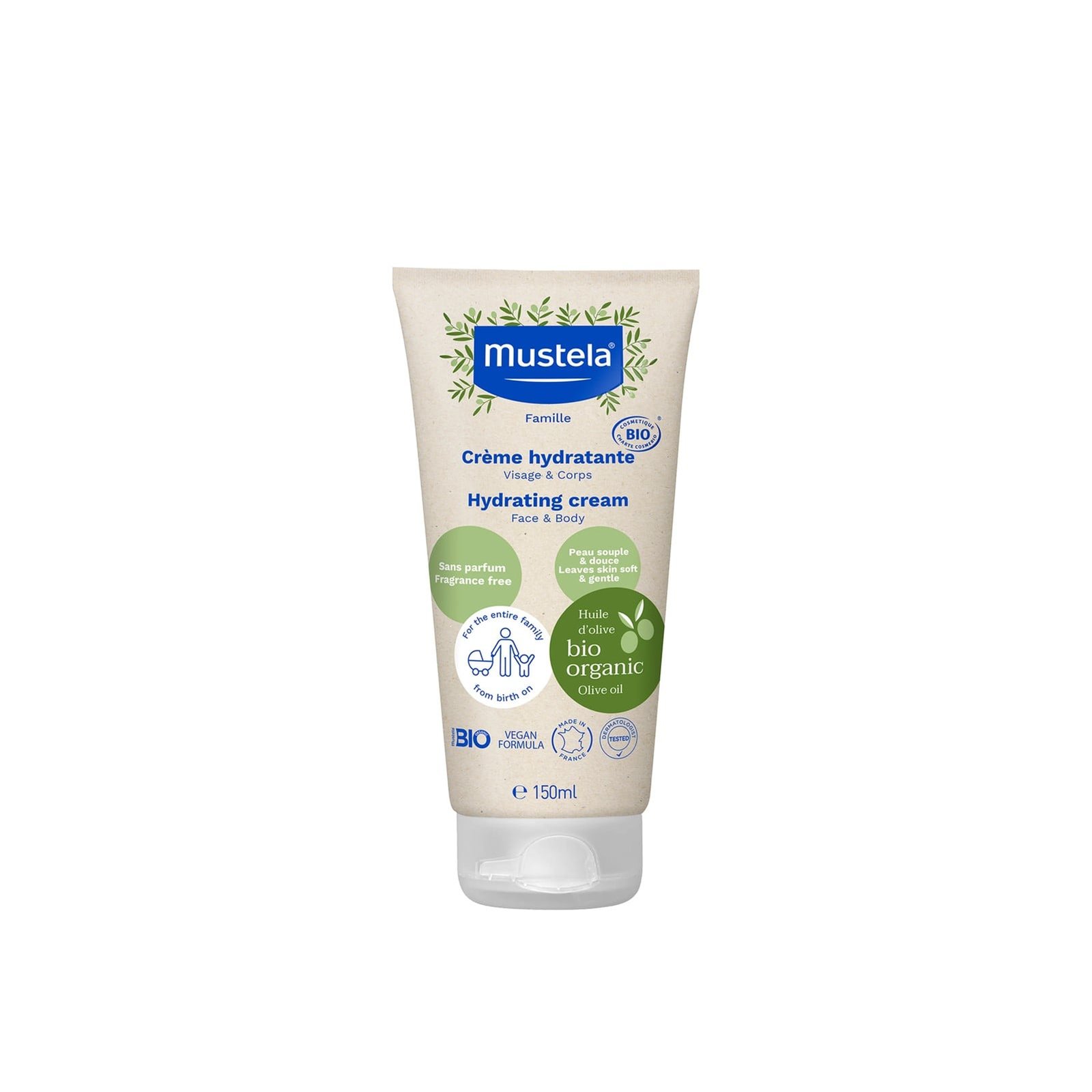 Mustela BIO Organic Hydrating Cream Fragrance-Free 150ml Czechia