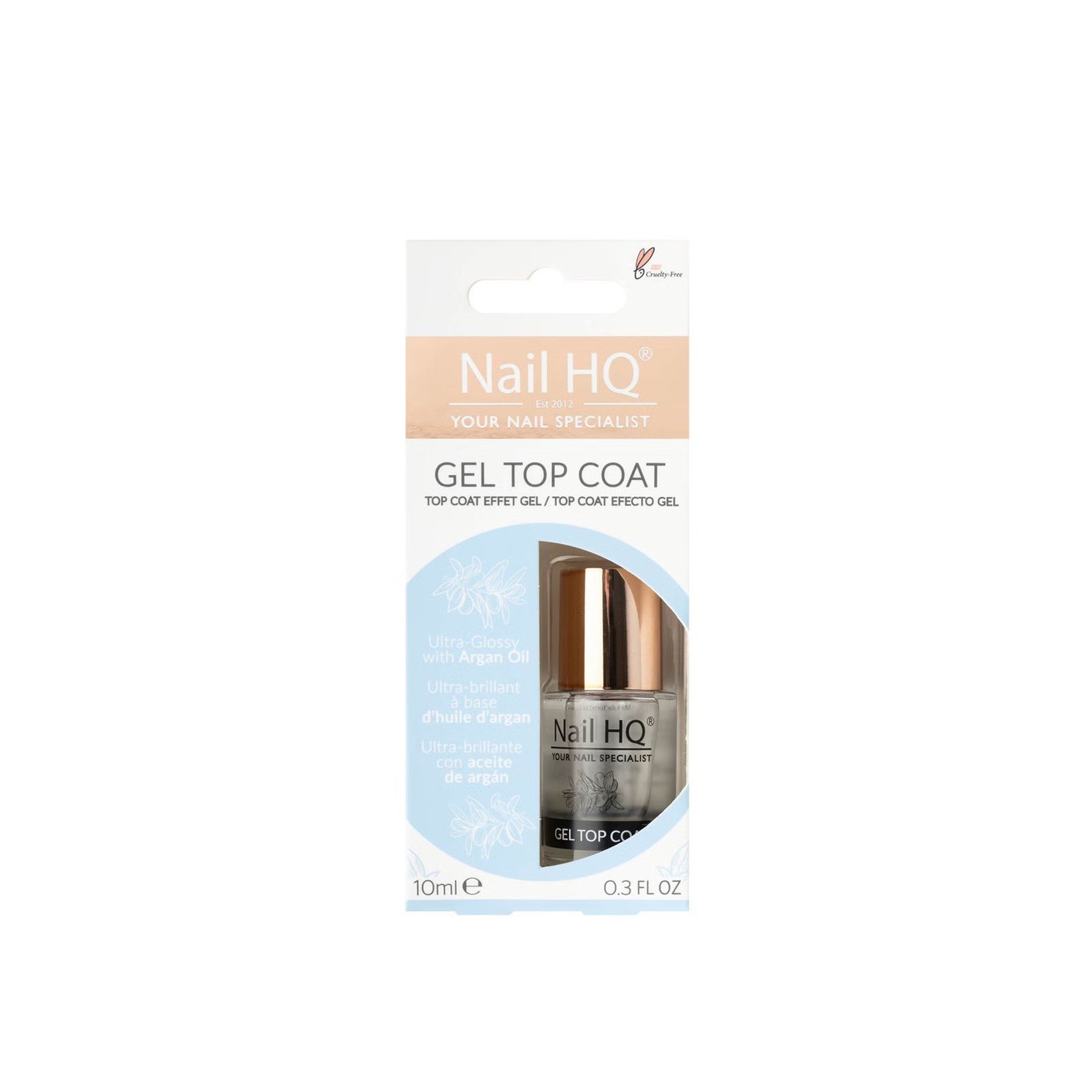Buy Nail Hq Gel Top Coat 10Ml · Egypt