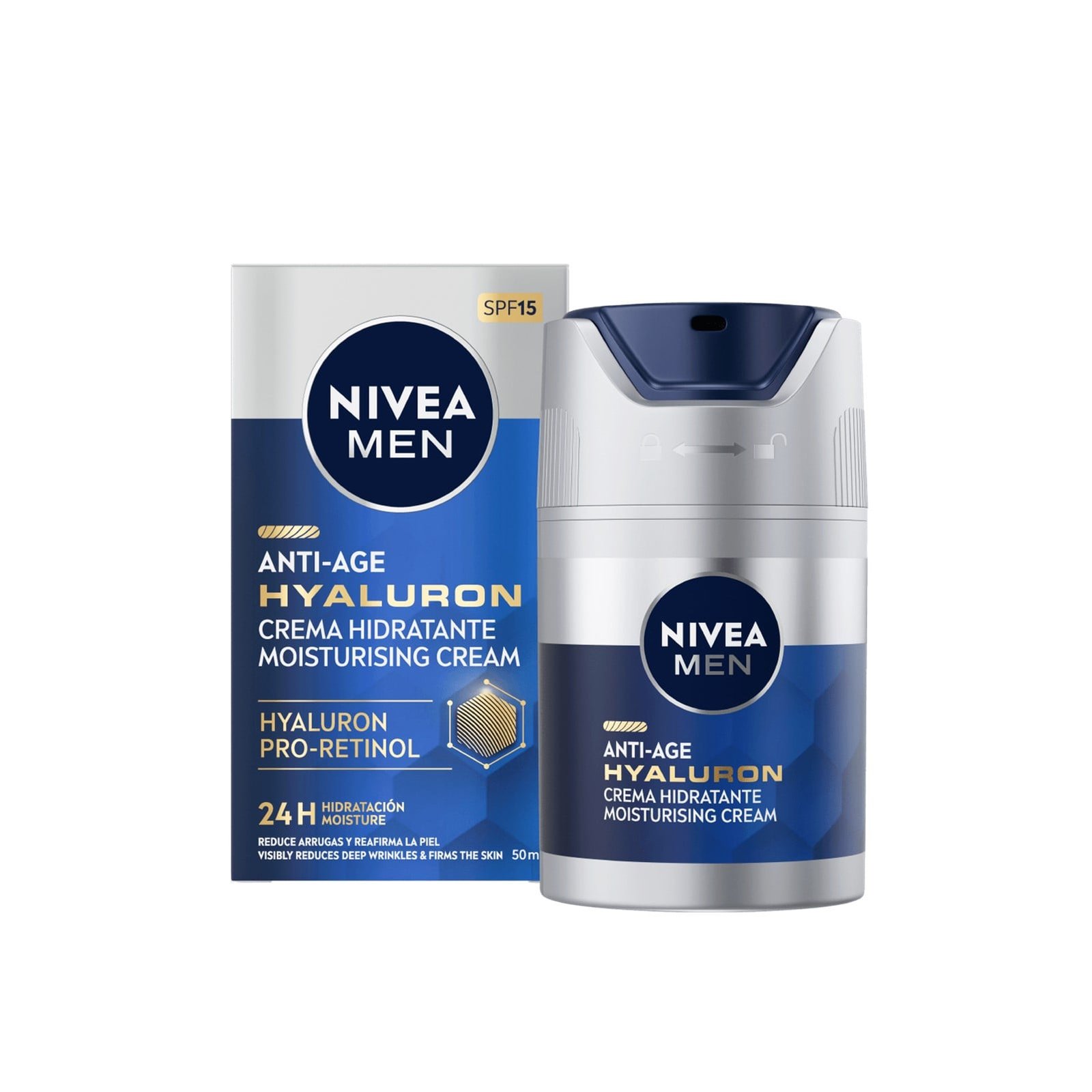 Nivea Men Anti-Age Hyaluron Moisturizing Cream 50Ml México