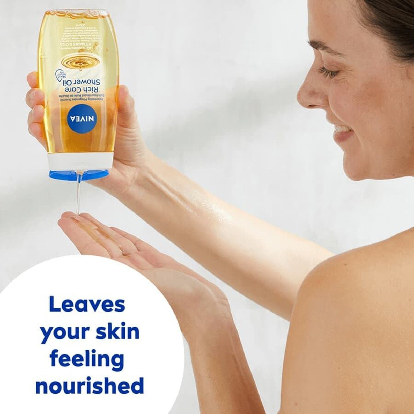 Nivea Rich Care Shower Oil 200ml (6.76 fl oz) USA