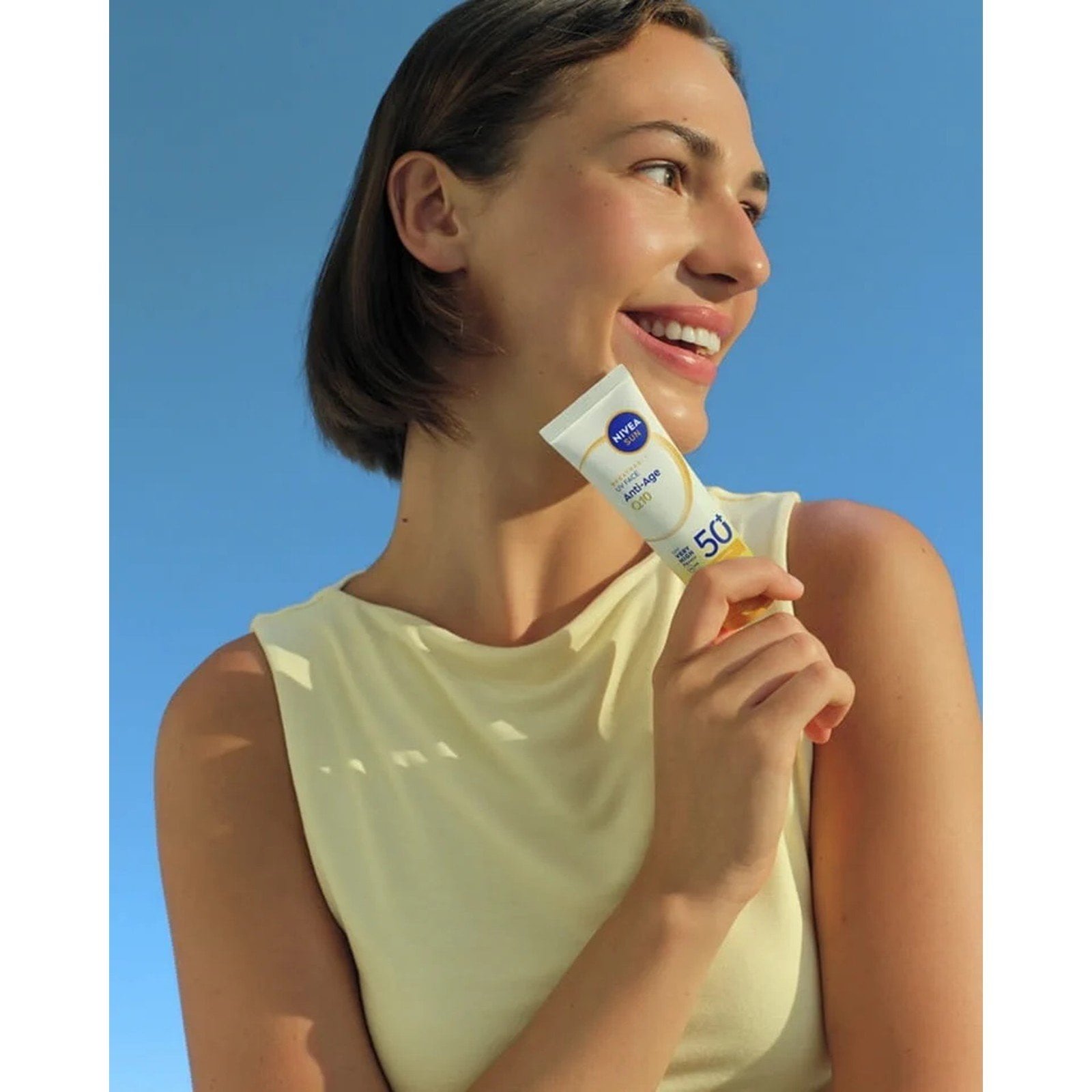 Nivea Sun Breathable UV Face Q10 Anti-Age Sunscreen Spf50+ 40Ml France