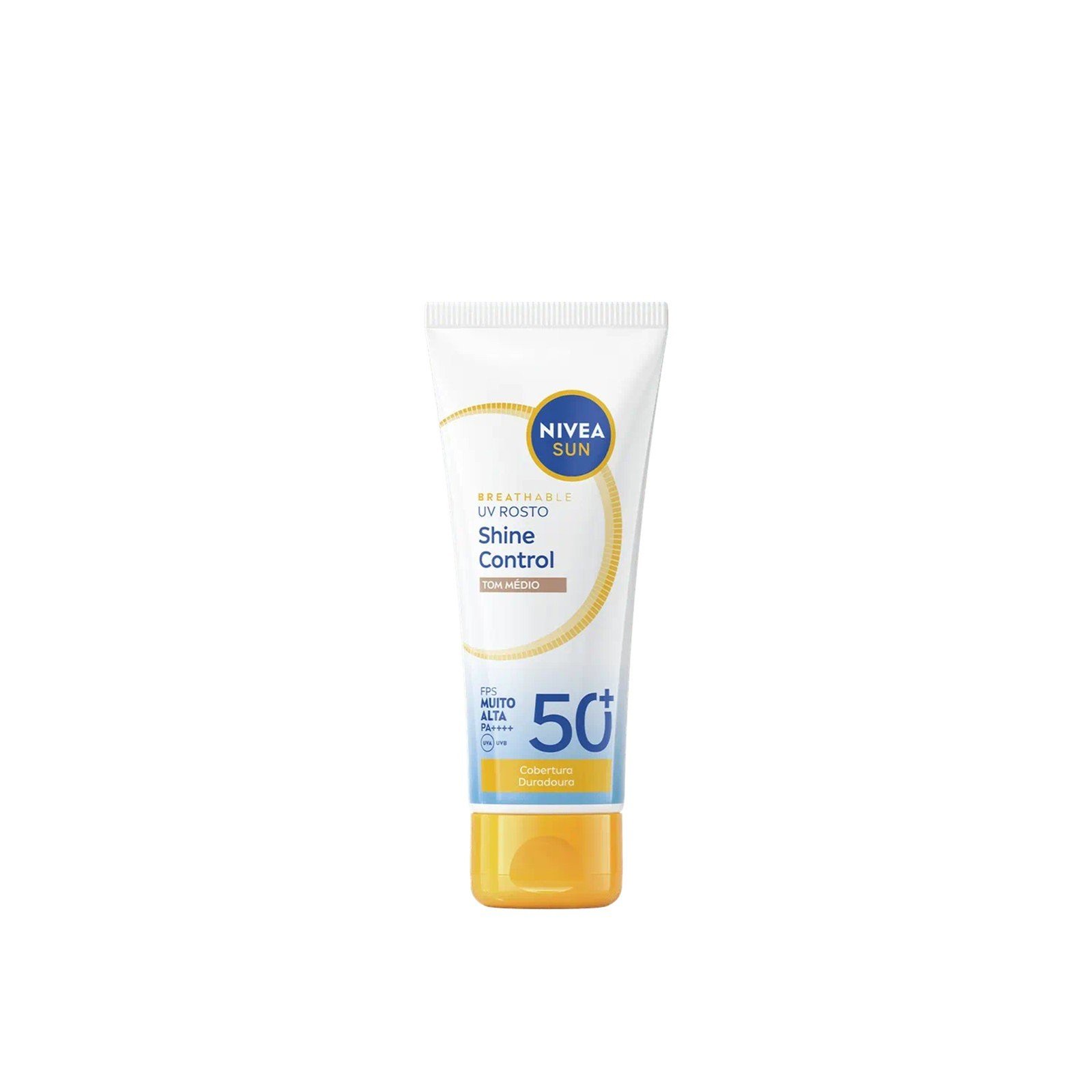 Nivea Sun Breathable UV Face Shine Control Tinted Cream Medium SPF50 ...