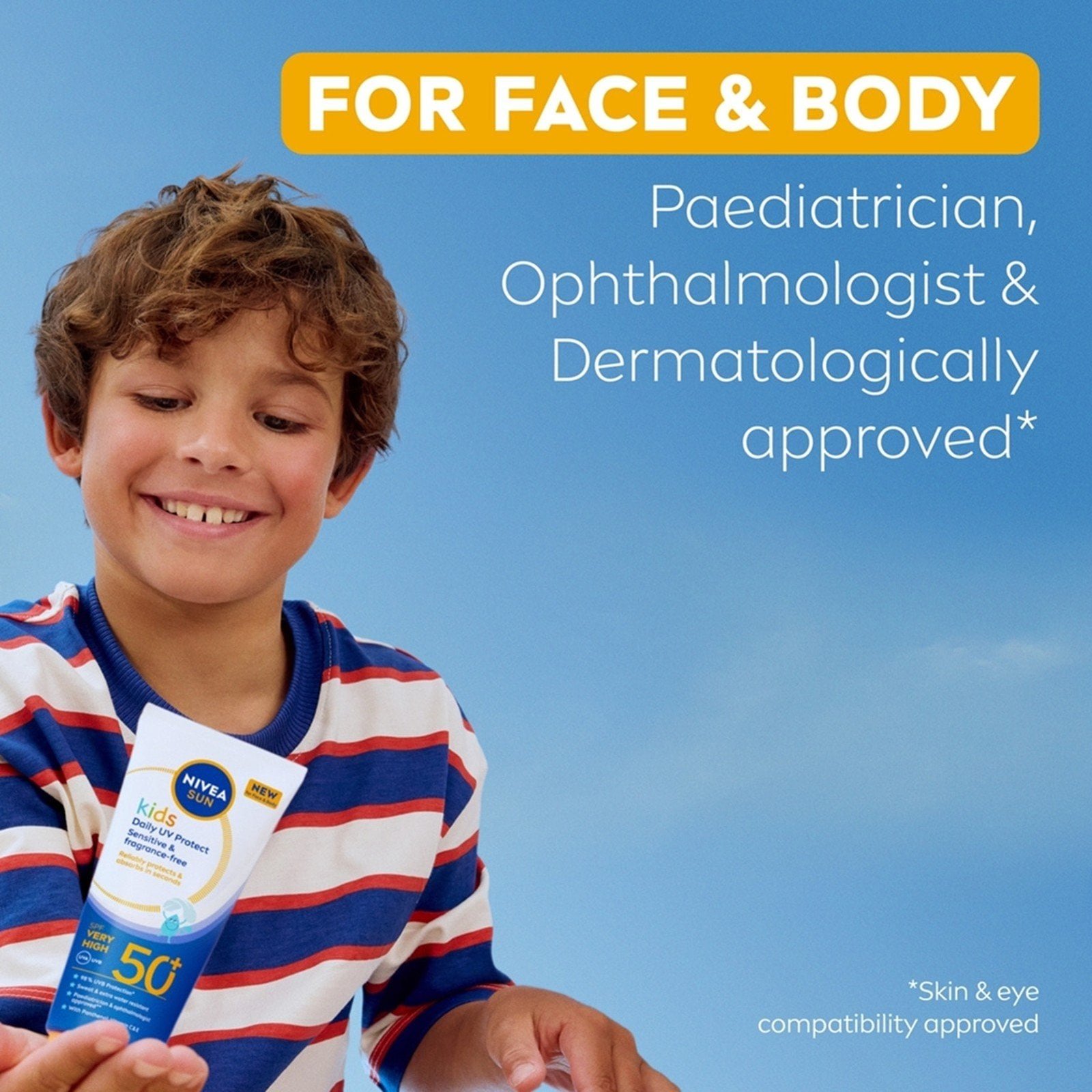 Nivea Sun Kids Daily UV Protect Sunscreen SPF50+ 100ml India