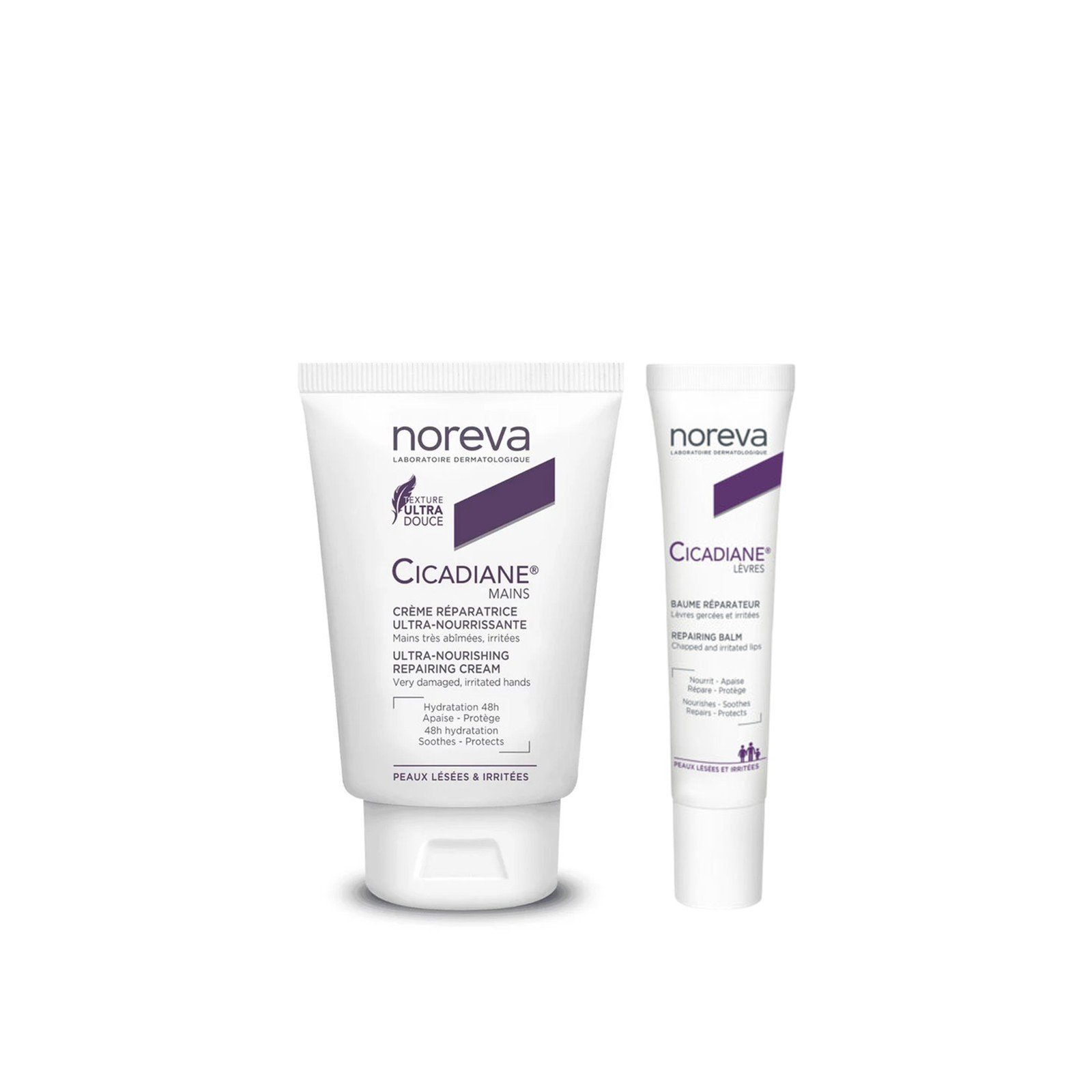 Noreva Cicadiane Ultra-Nourishing Repairing Hand Cream 50Ml + Repairing ...