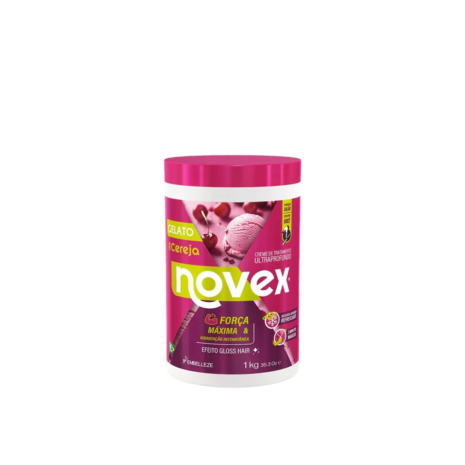 Novex Gelato de Cereja Hair Mask 1Kg Spain