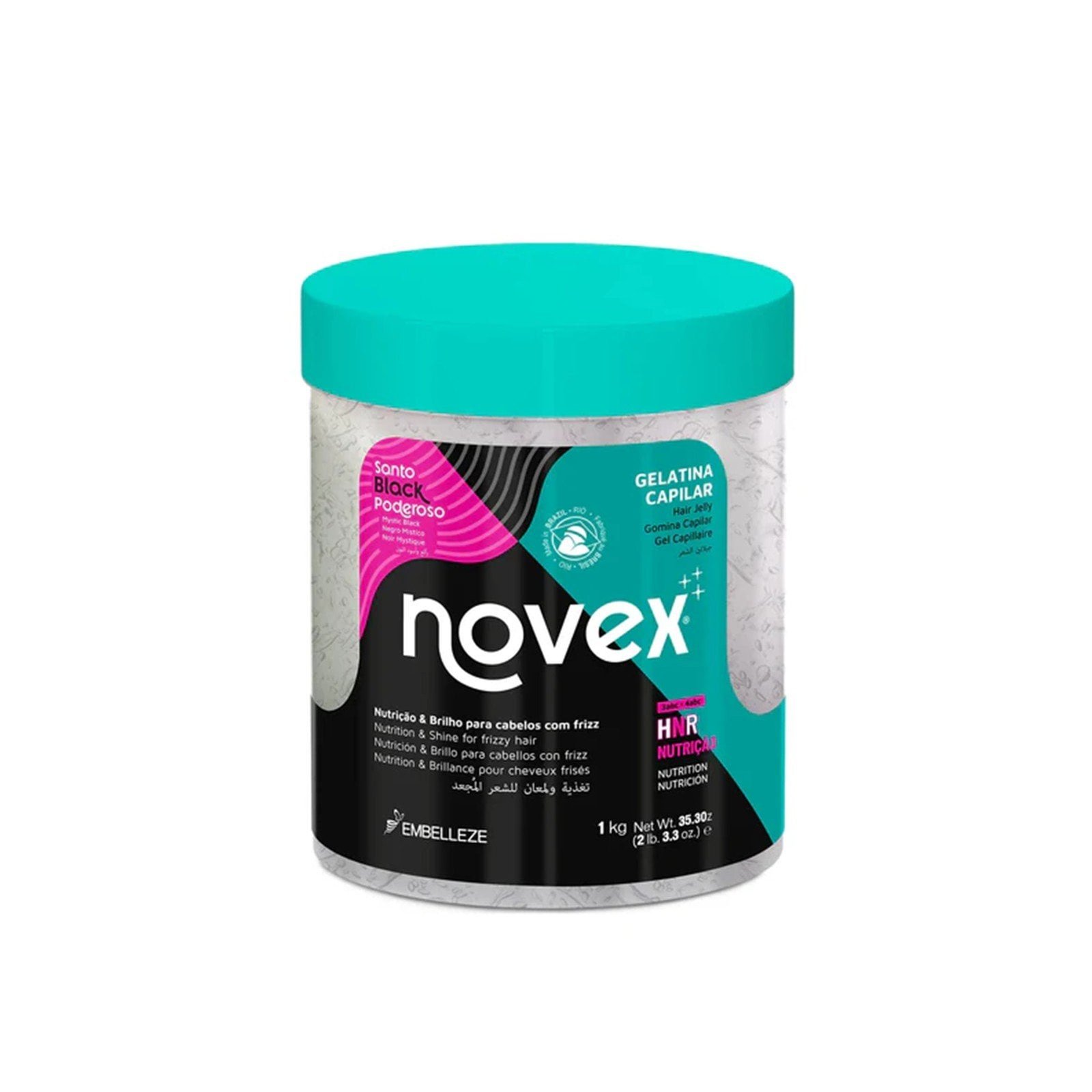 Novex Santo Black Poderoso Hair Jelly 1kg South Africa