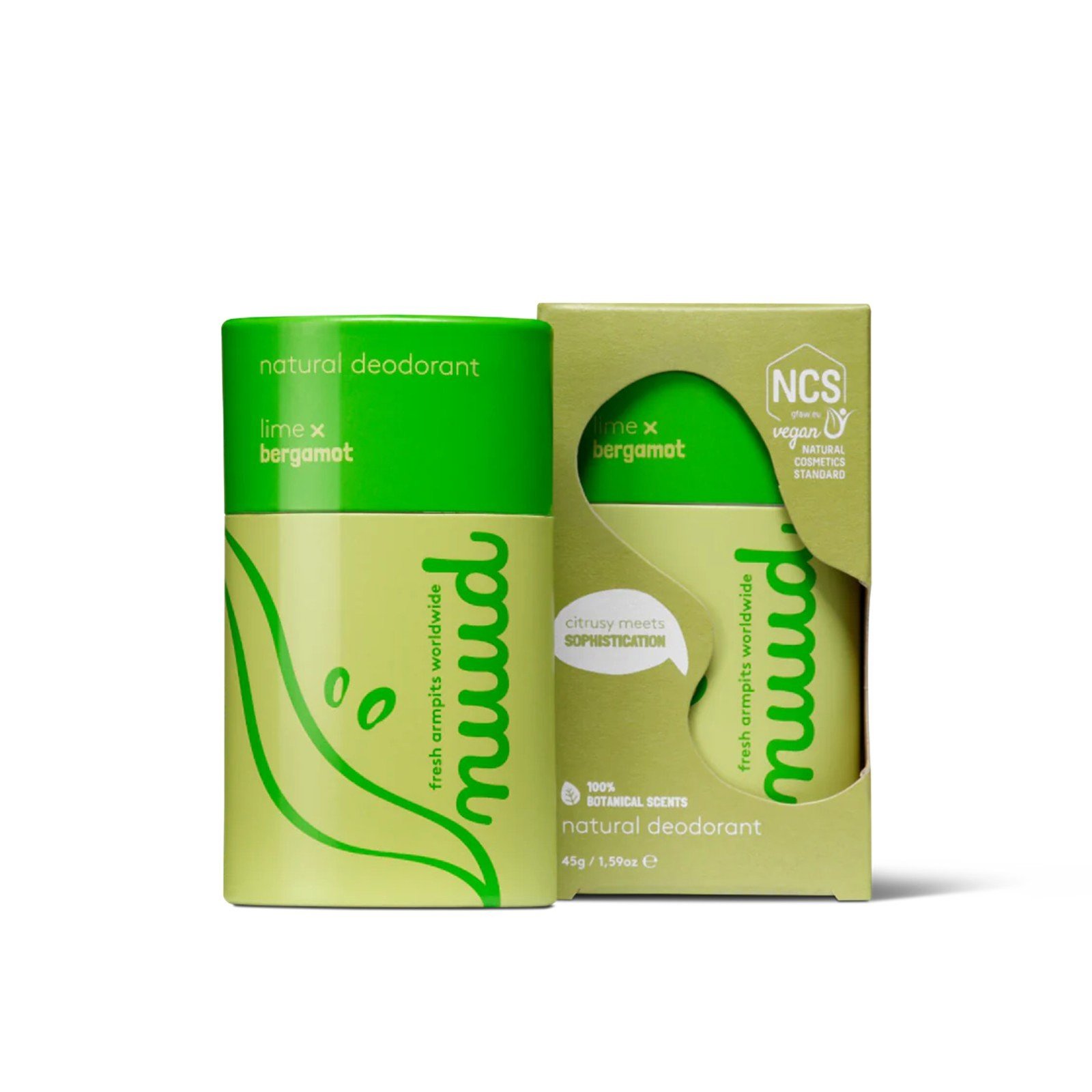 nuud Lime x Bergamot Stick Natural Deodorant 45g Nepal