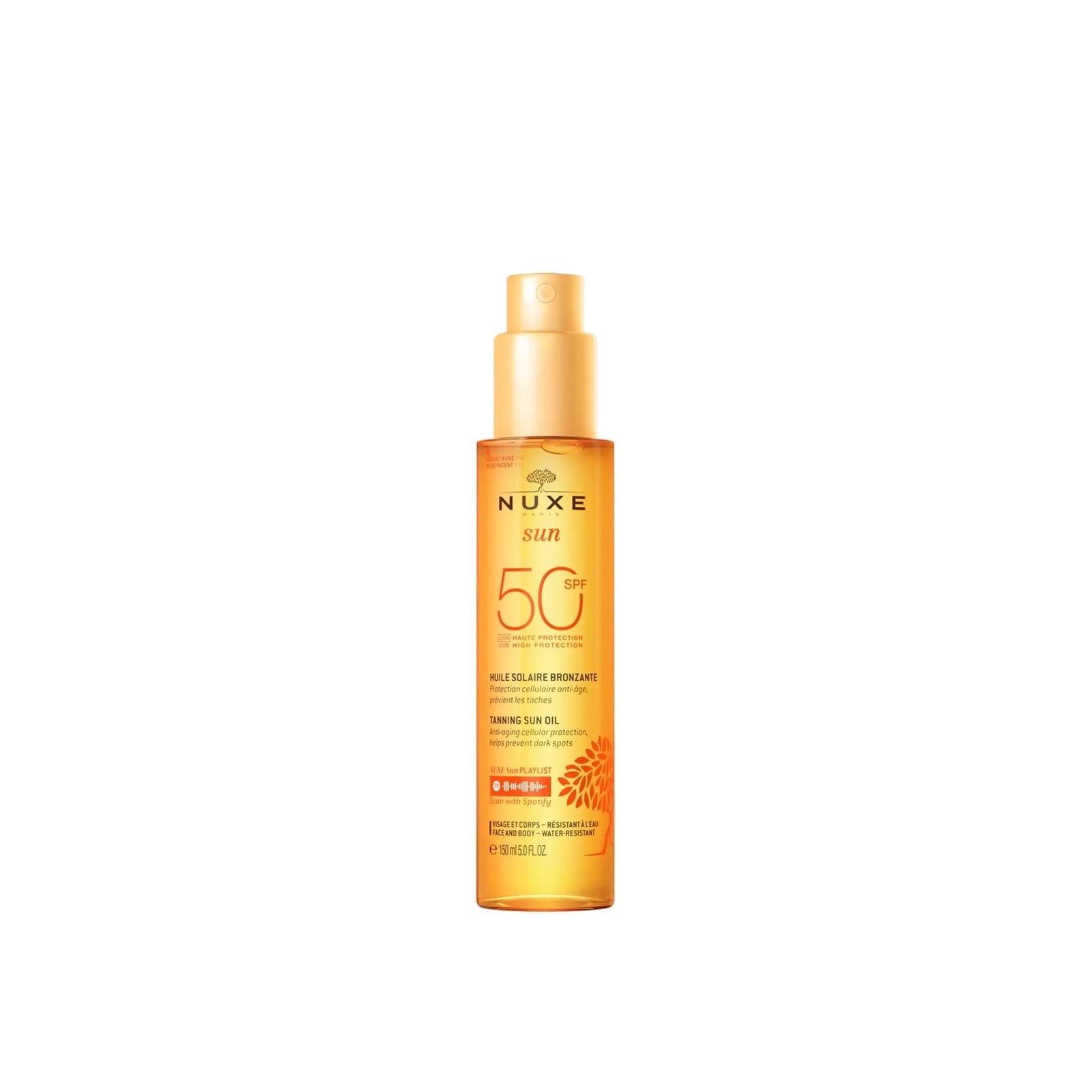 Nuxe Sun Tanning Oil High Protection for Face and Body Spf50 Perú