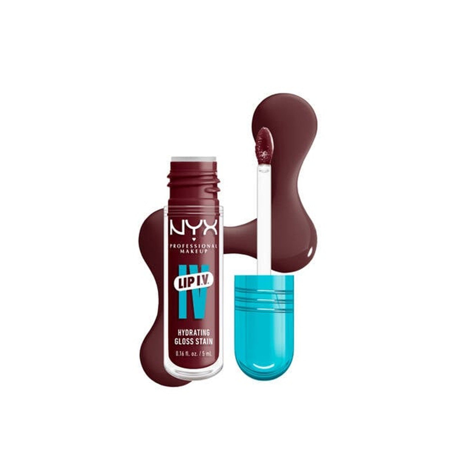 NYX Pro Makeup Lip I.v. Hydrating Gloss Serum 14 Mauve N' Moist! 5ml ...